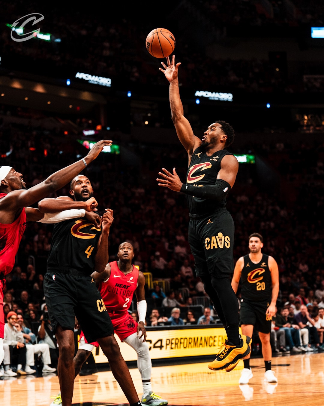 Cavs at Heat Through the Lens