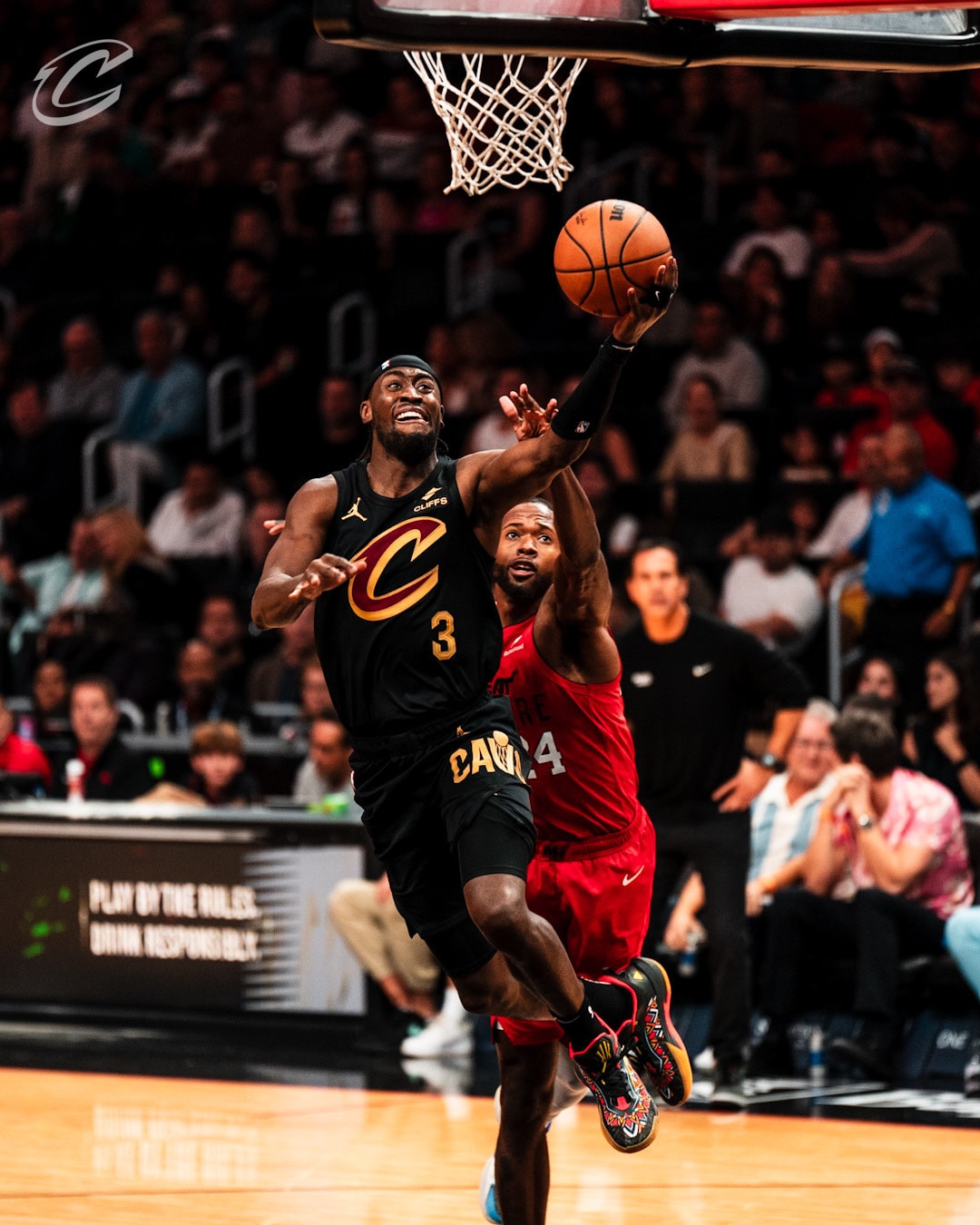 Cavs at Heat Through the Lens