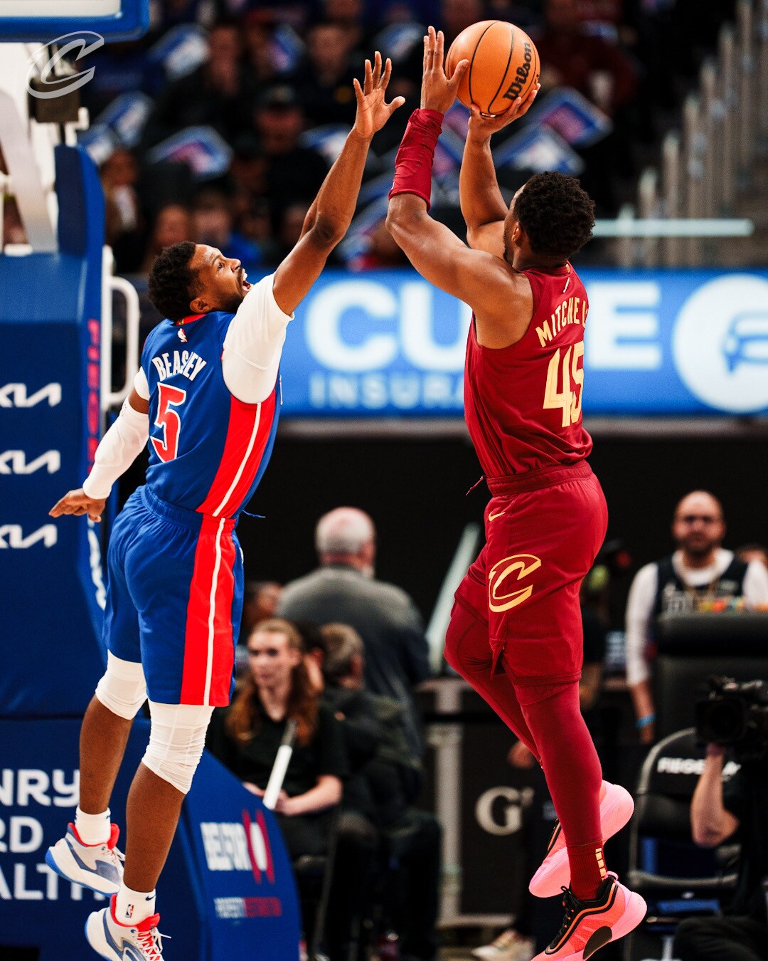 Cavs at Pistons Through the Lens
