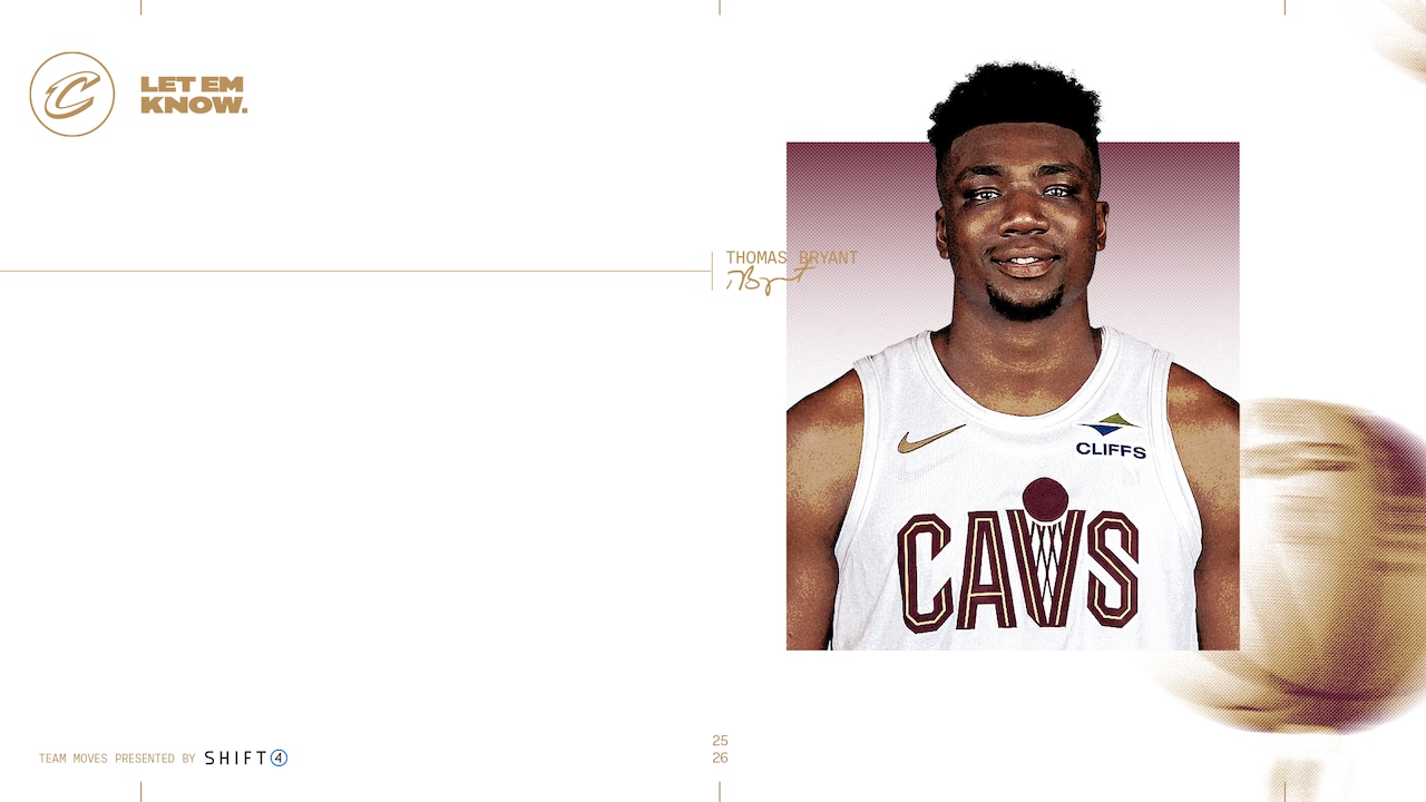 Cavaliers Sign Thomas Bryant