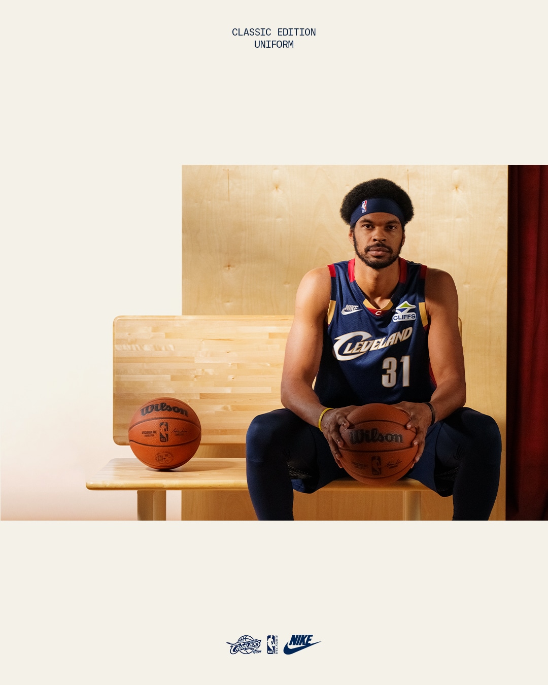 Cleveland Cavaliers 2025-26 Classic Edition Uniform