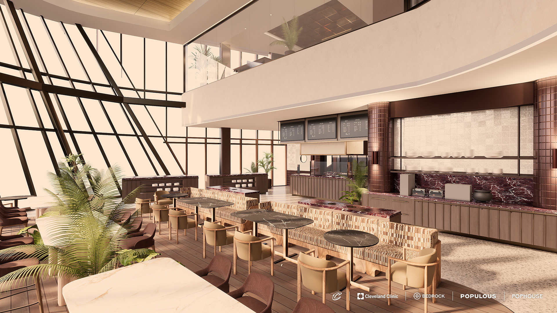 Cleveland Cavaliers, Cleveland Clinic and Bedrock Unveil New Interior ...