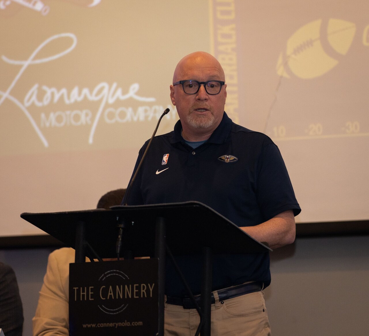 Photos: David Griffin speaks at Quarterback Club Luncheon | New Orleans ...