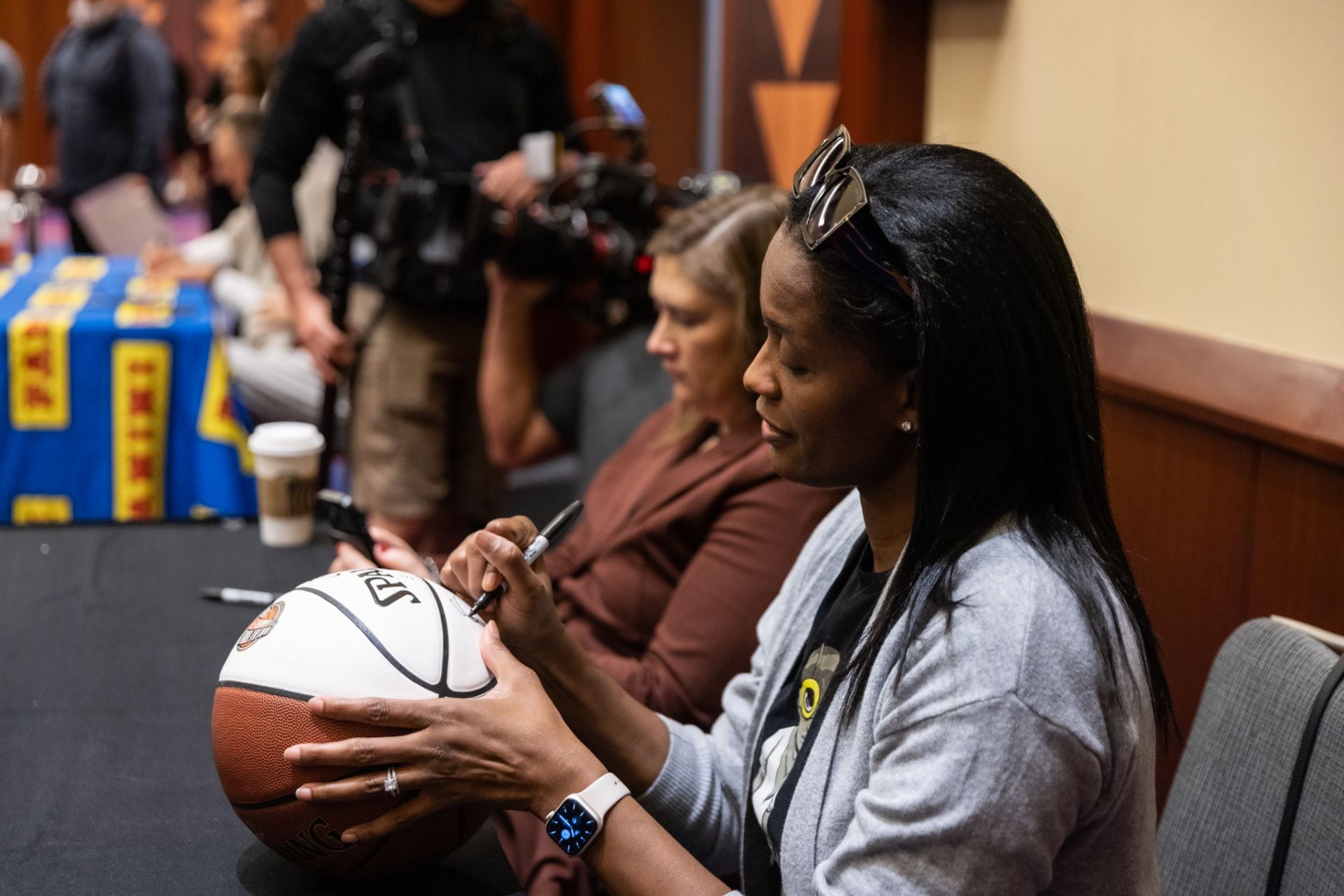 Photos: Swin Cash attends media circuit at Naismith Memorial Basketball ...