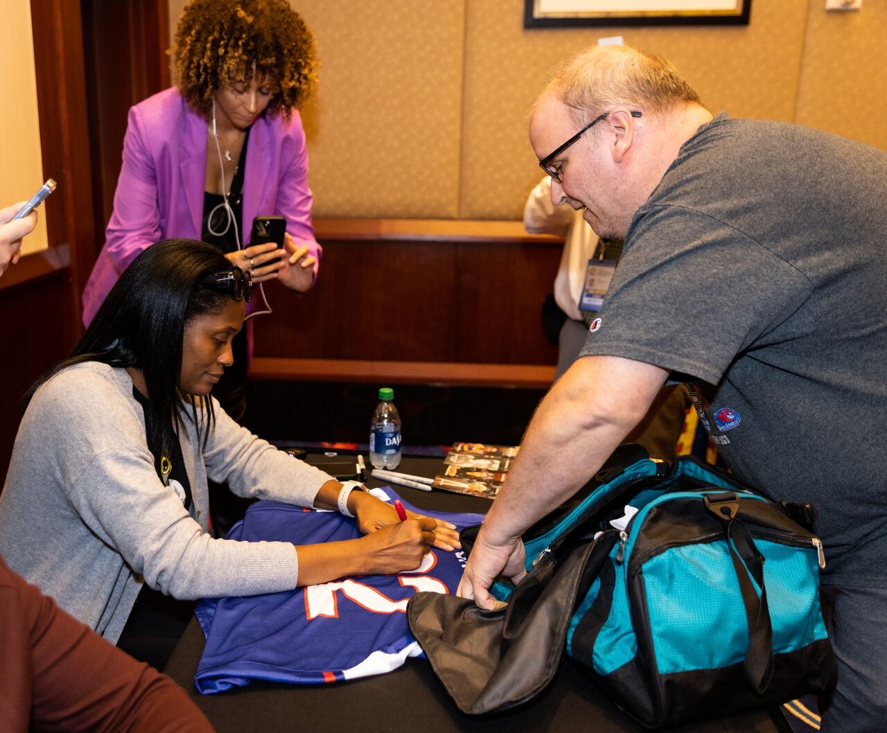 Photos: Swin Cash attends media circuit at Naismith Memorial Basketball ...