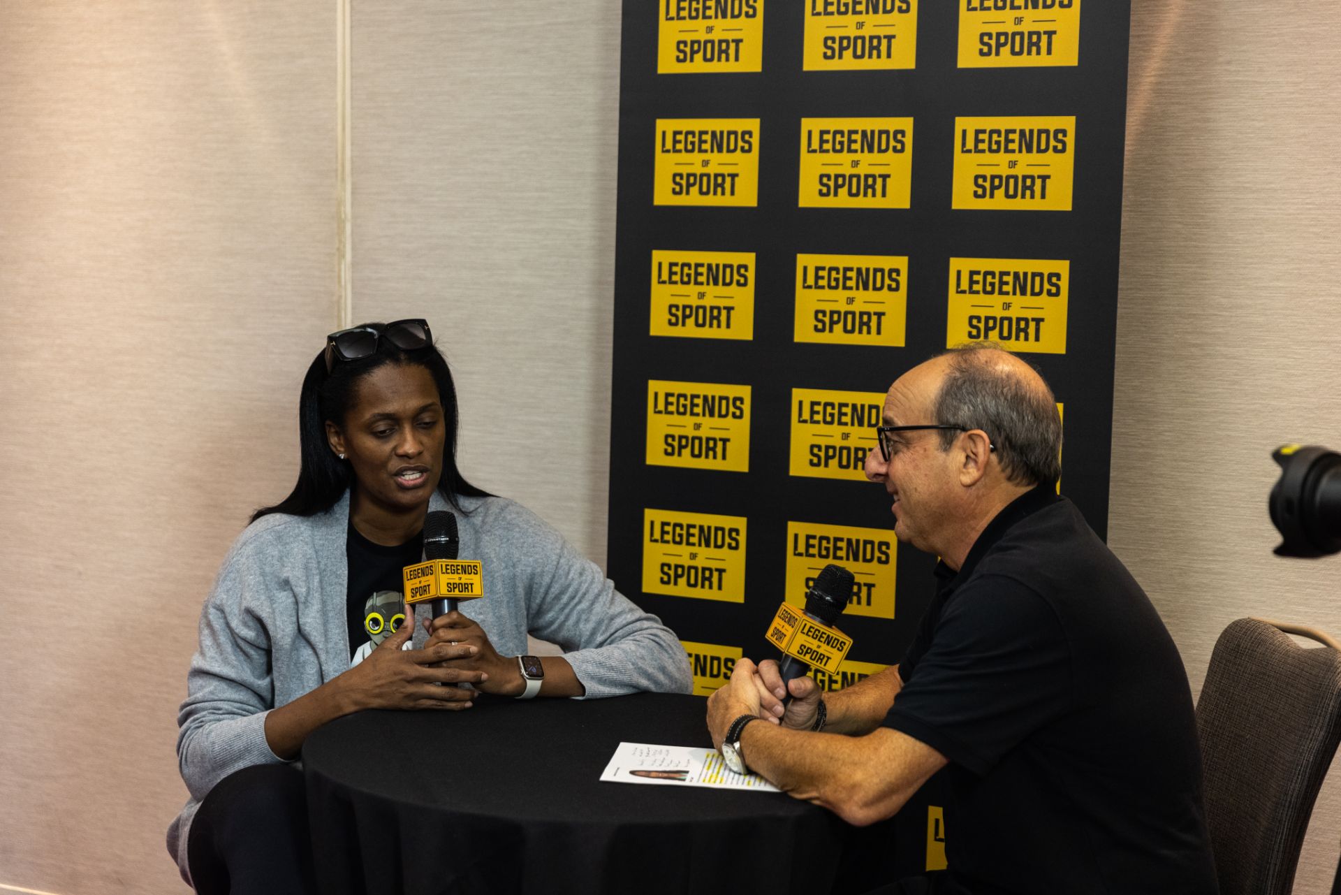 Photos: Swin Cash attends media circuit at Naismith Memorial Basketball ...