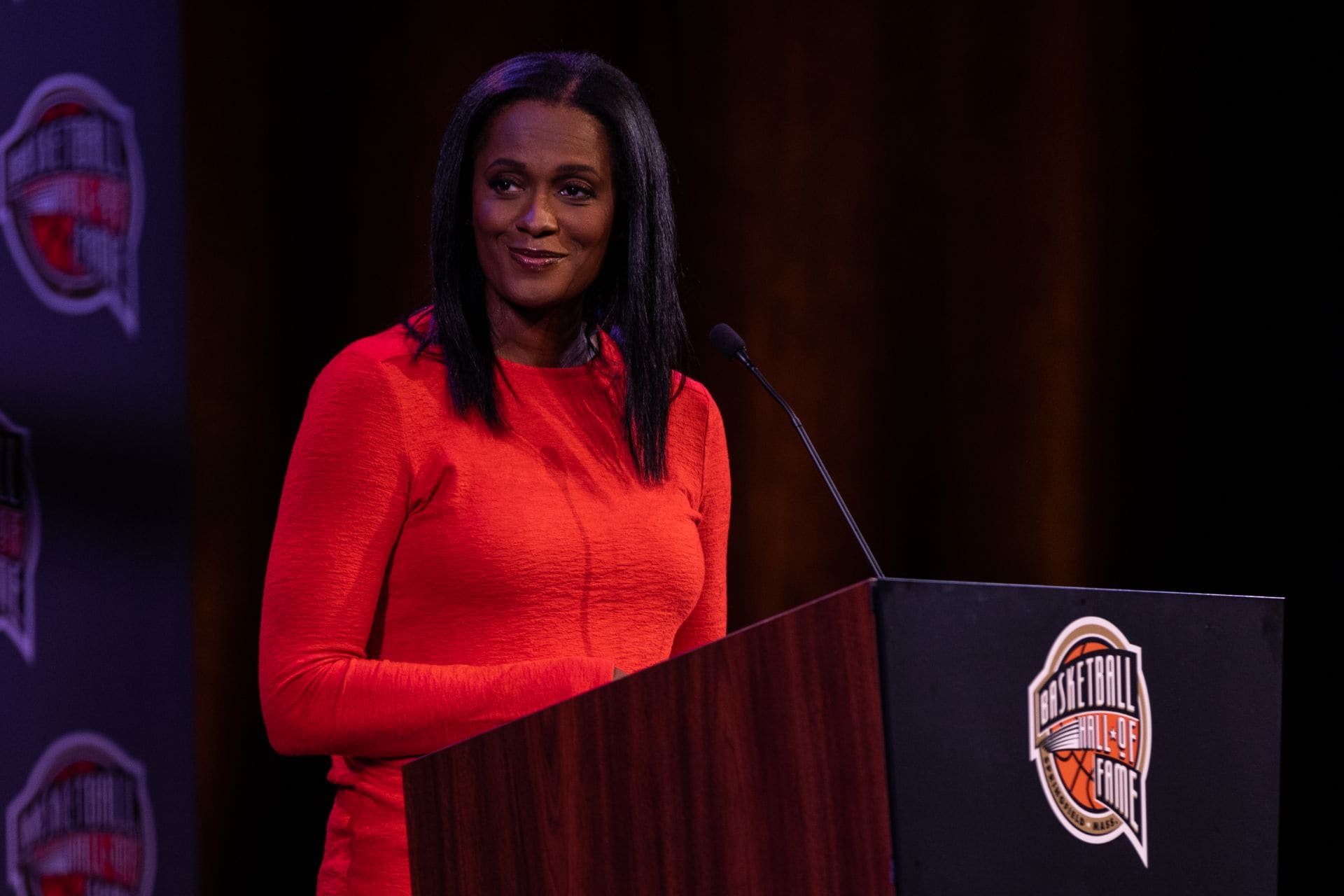 Photos: Swin Cash attends media circuit at Naismith Memorial Basketball Hall of Fame induction ...
