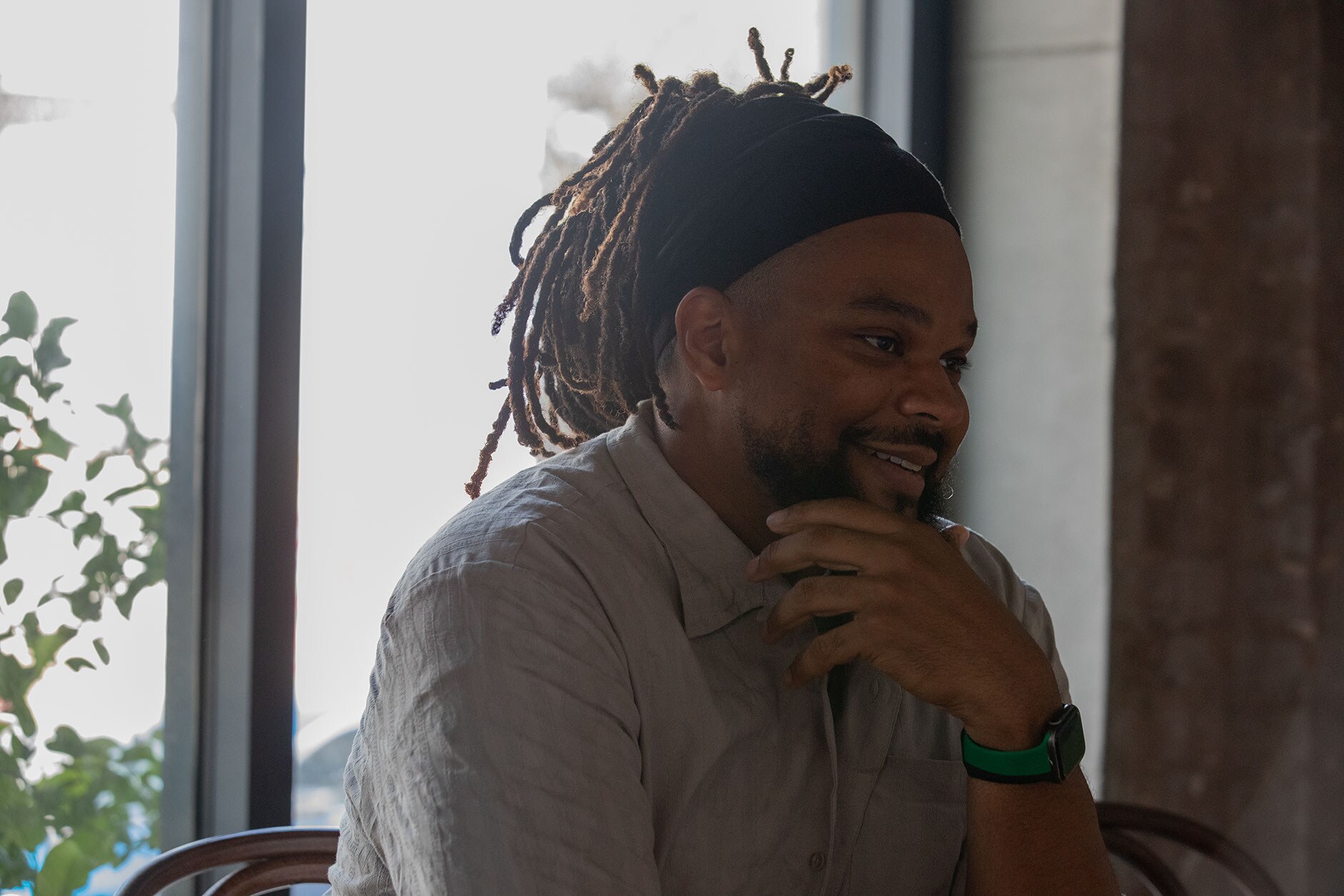 Photos: BMIKE on the Between Bites Podcast with Nina Compton & Larry ...