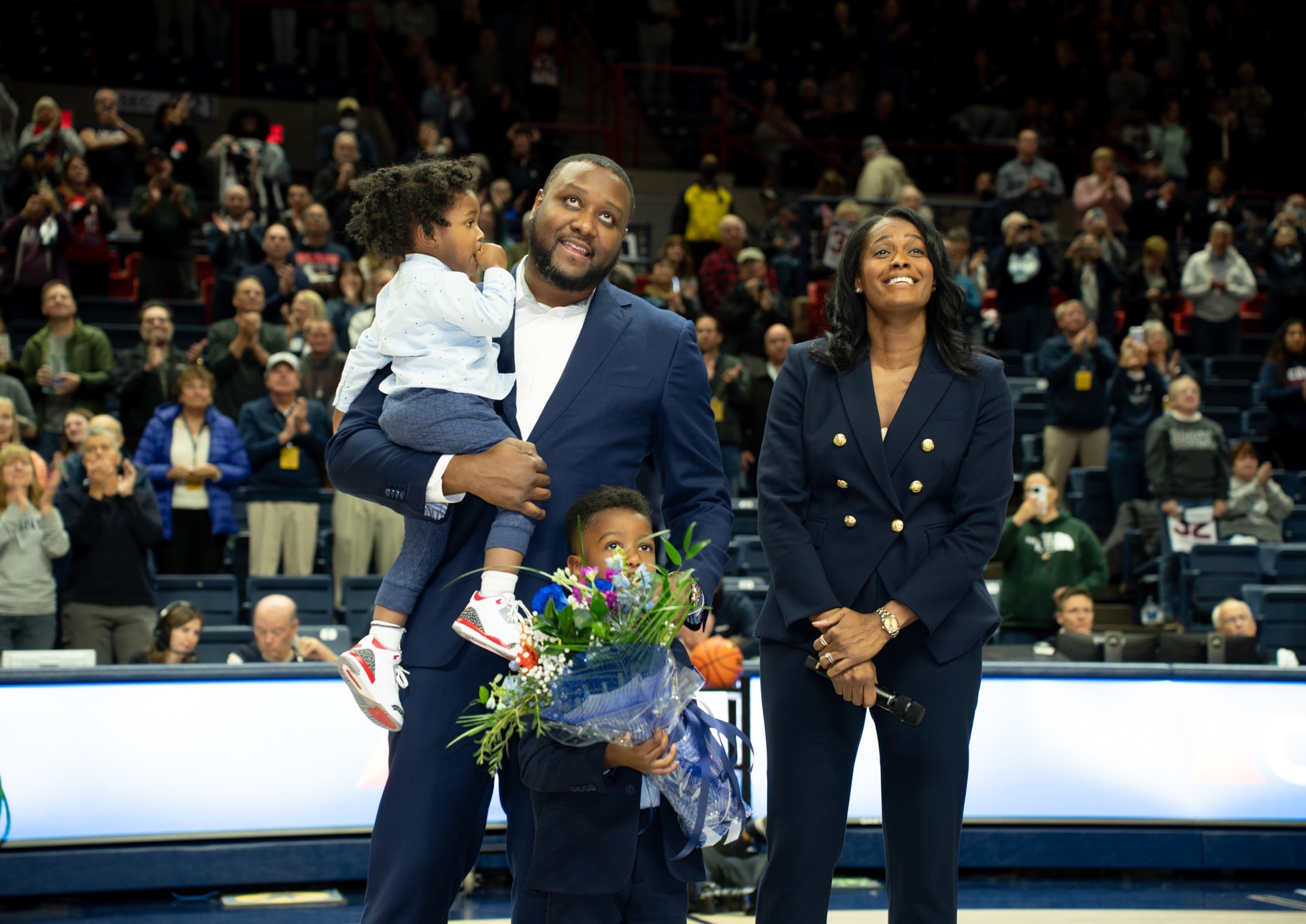 Photos: Swin Cash number retirement ceremony at UConn | Pelicans.com Photo Gallery | NBA.com
