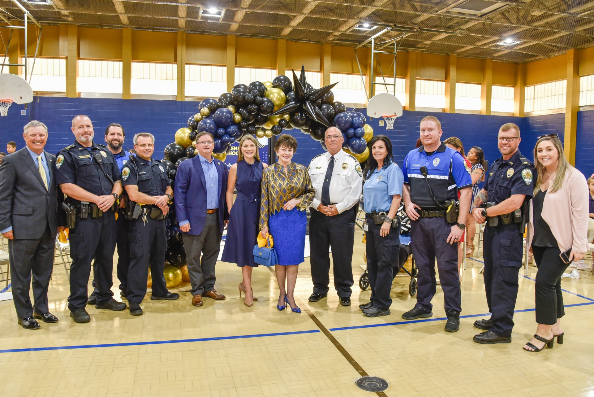 Photos: Gayle Benson attends Tom Benson School dedication ceremony ...