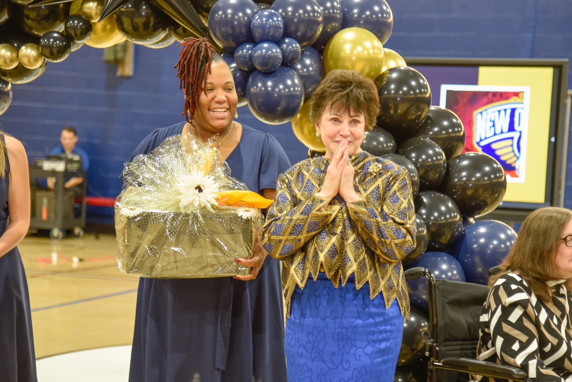 Photos: Gayle Benson attends Tom Benson School dedication ceremony ...