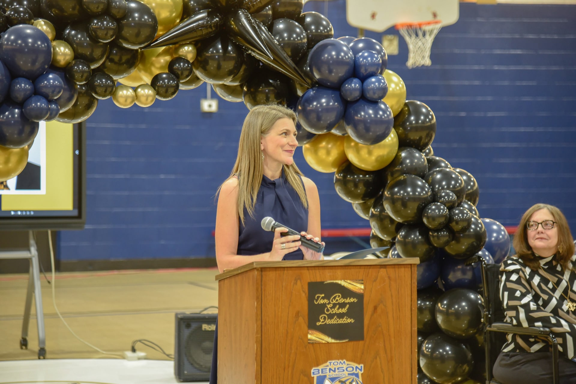 Photos: Gayle Benson attends Tom Benson School dedication ceremony ...