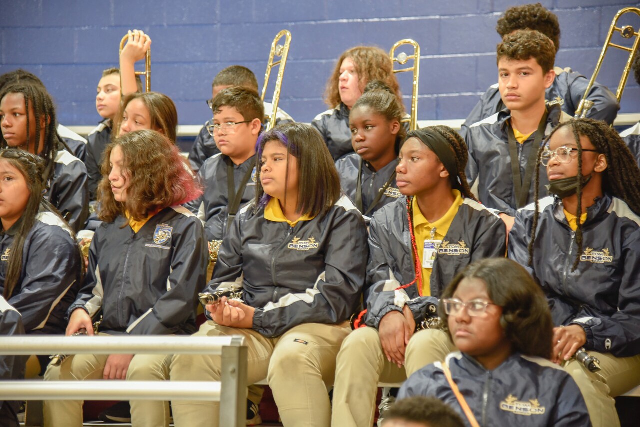 Photos: Gayle Benson attends Tom Benson School dedication ceremony ...