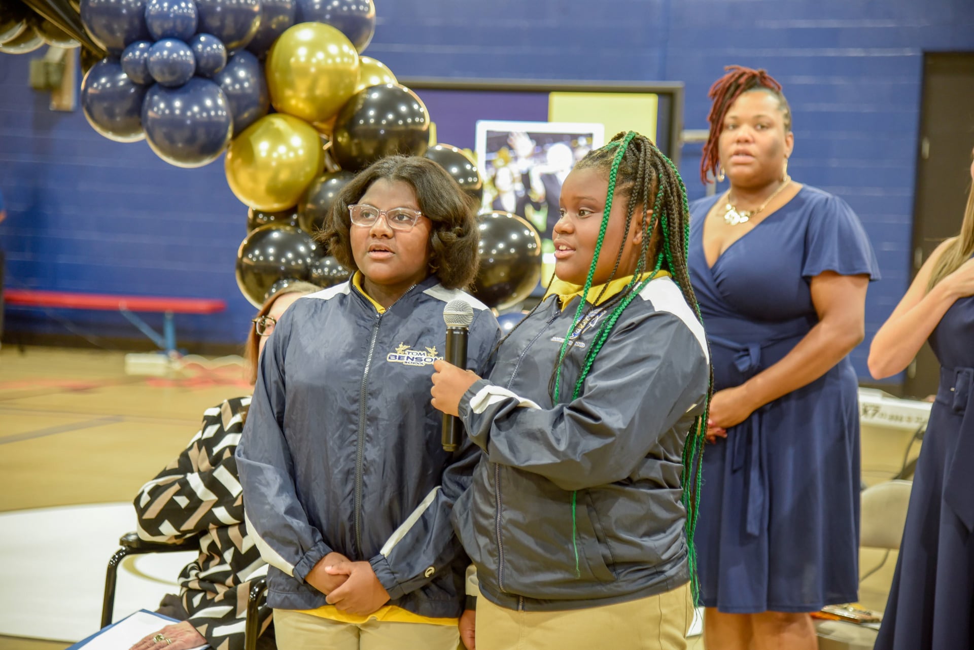 Photos: Gayle Benson attends Tom Benson School dedication ceremony ...
