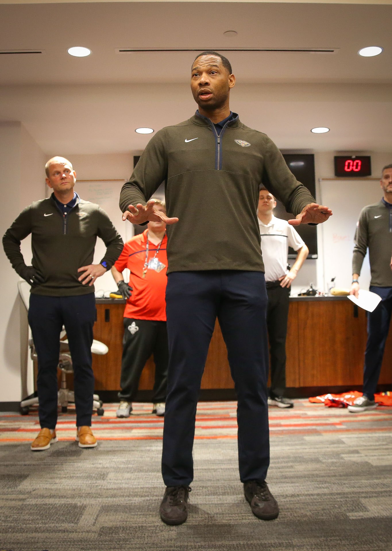 Photos: Inside the Pelicans locker room after win vs. Phoenix Suns 12/9 ...