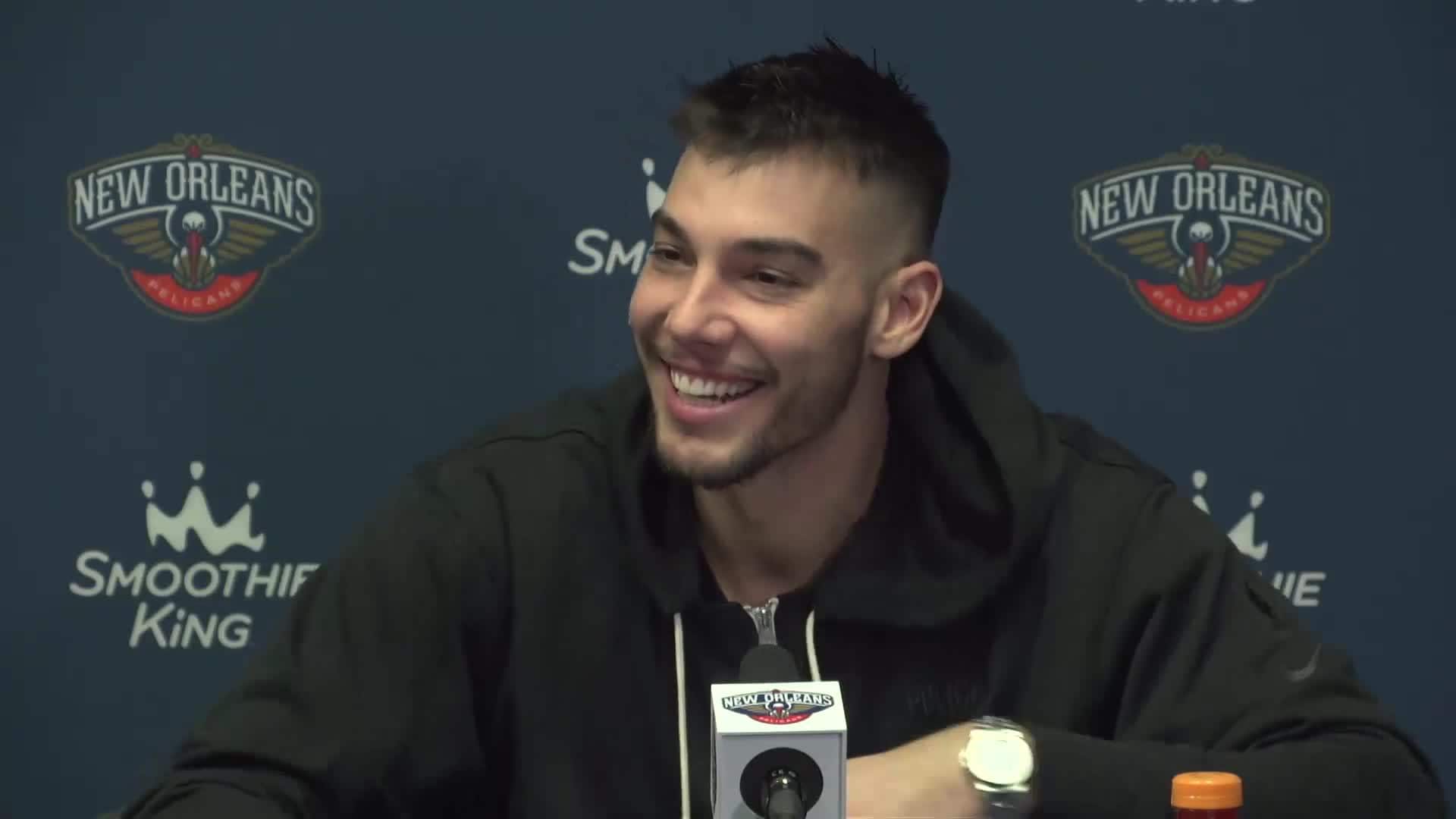 Willy Hernangomez recaps the win | Pelicans vs. Spurs Postgame ...