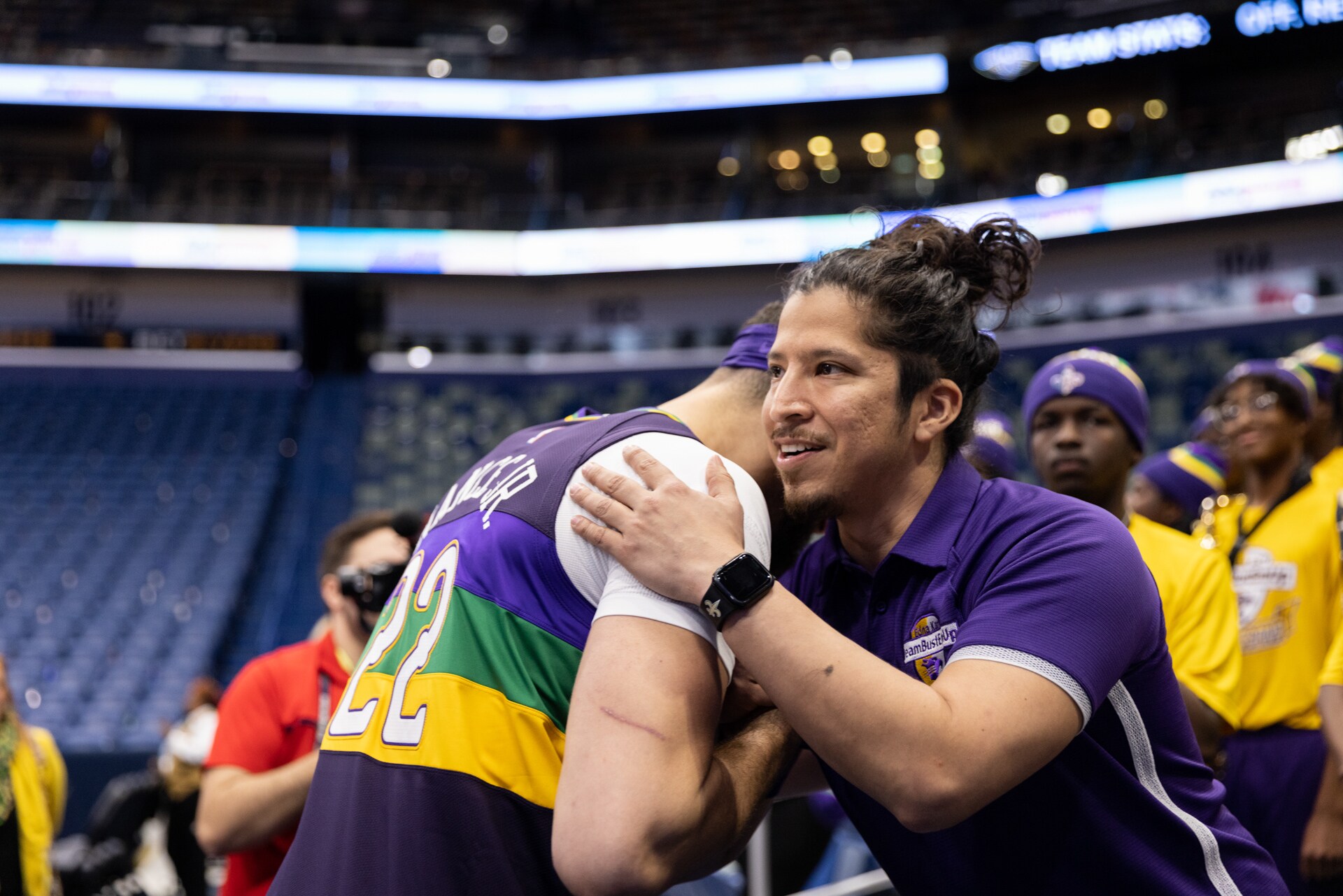 Gallery: Larry Nance Jr. hosts Edna Karr band at Pelicans vs. Nets game ...