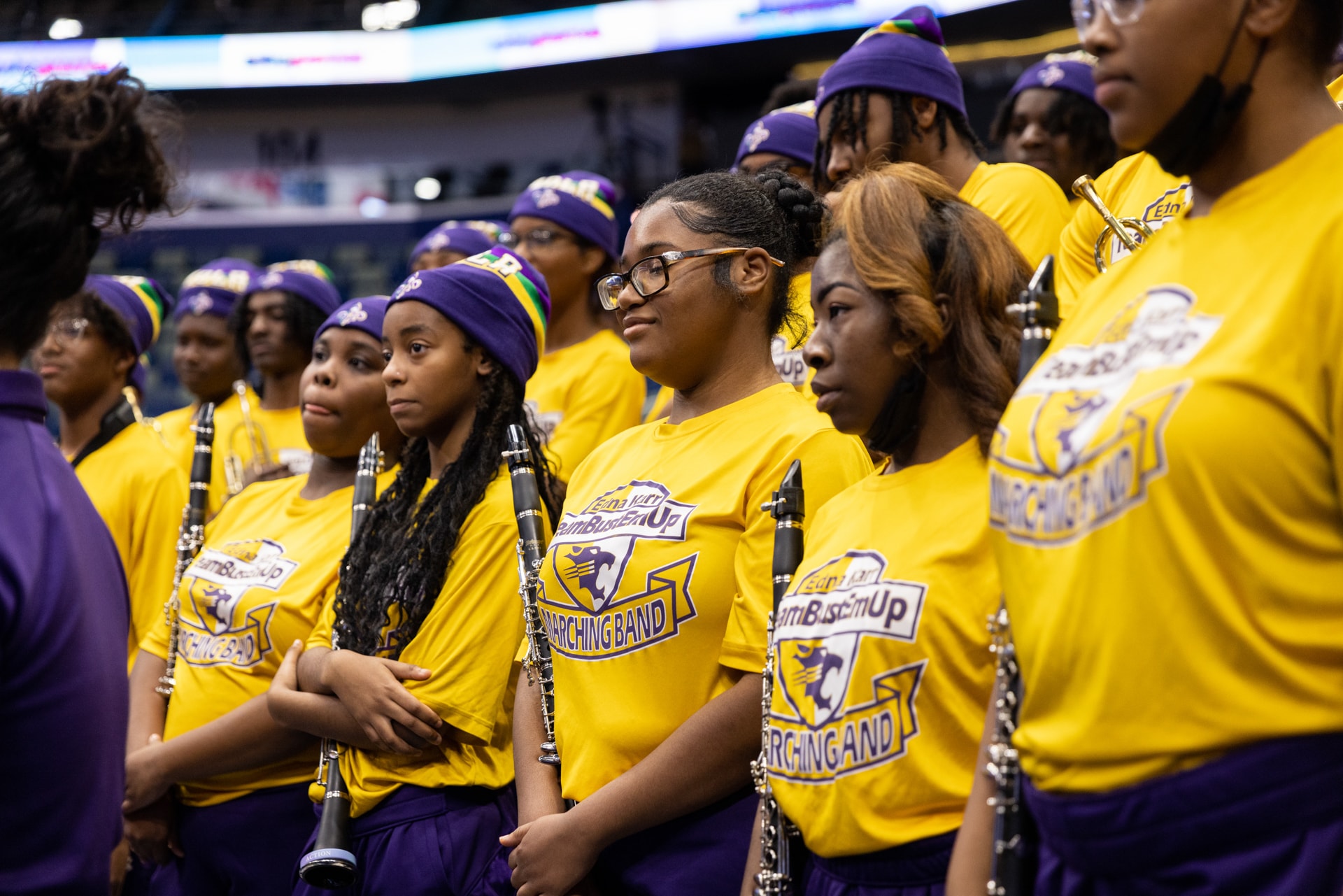 Gallery: Larry Nance Jr. hosts Edna Karr band at Pelicans vs. Nets game ...