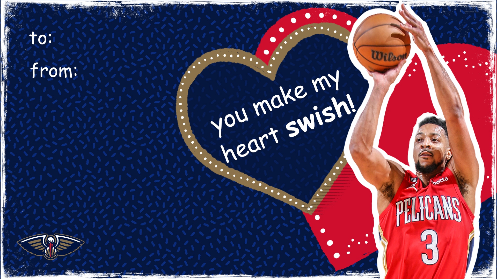 Photos: 2023 Pelicans Valentine's Day Cards Photo Gallery | NBA.com