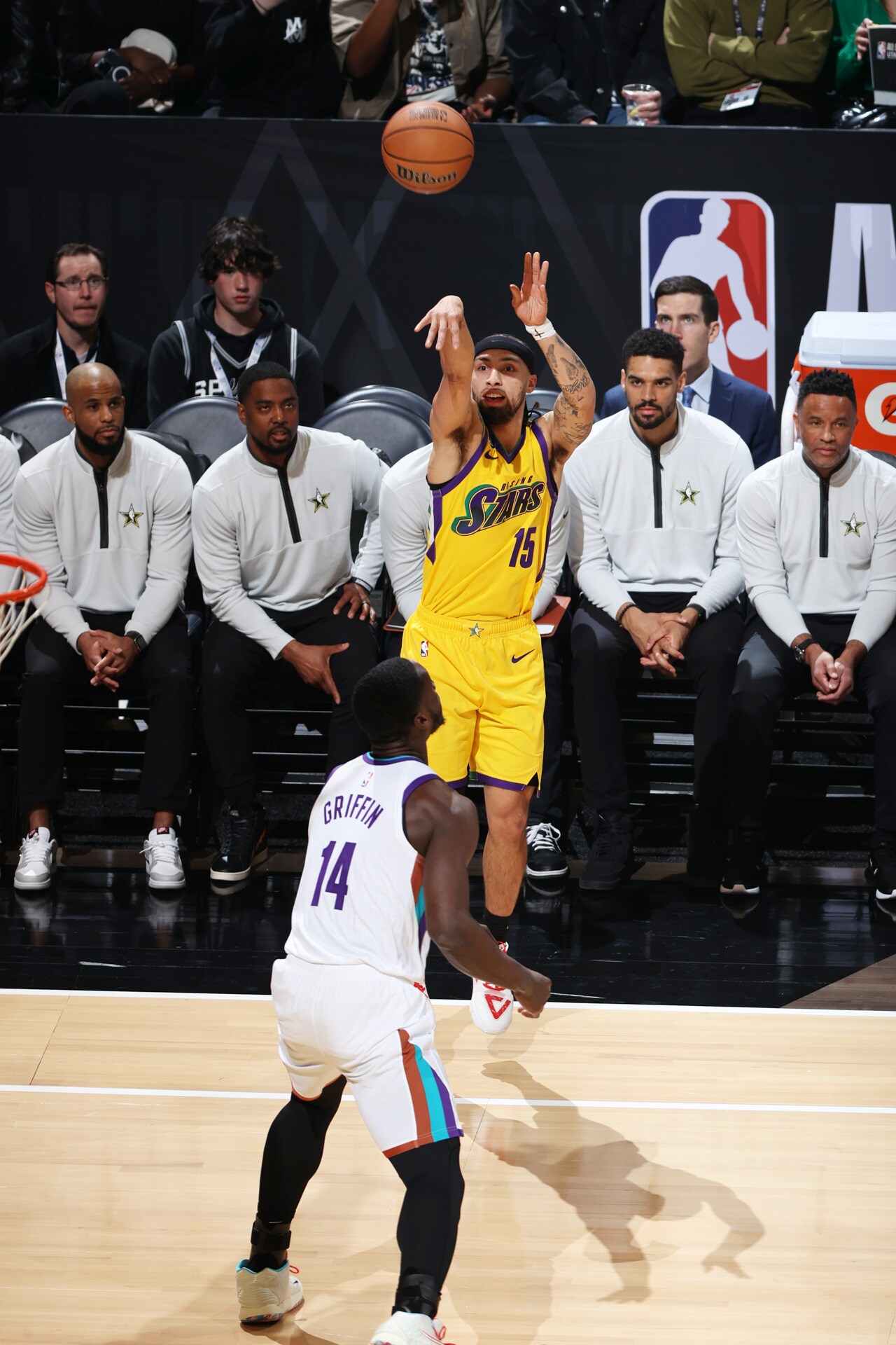 Photos: Jose Alvarado and Trey Murphy III participate in Jordan Rising ...