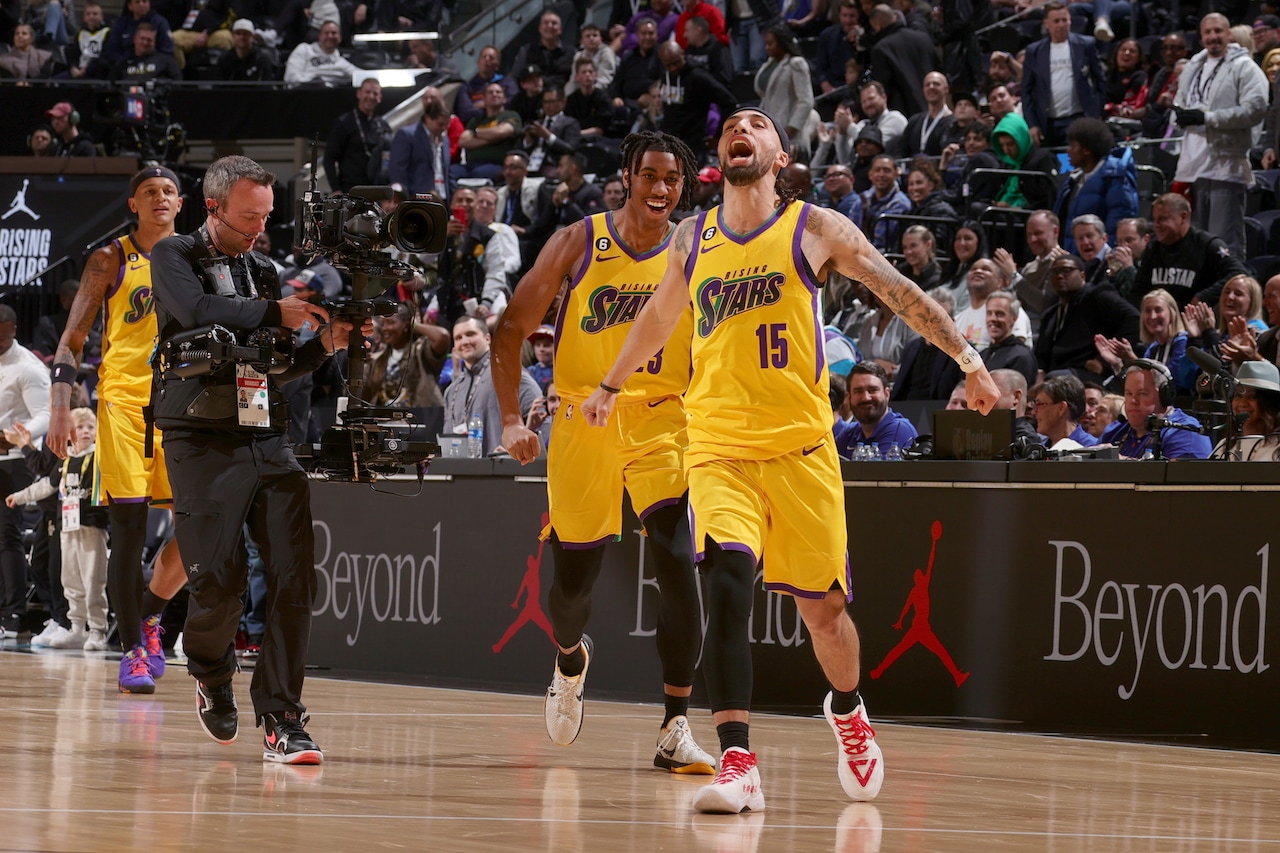 Photos: Jose Alvarado and Trey Murphy III participate in Jordan Rising ...