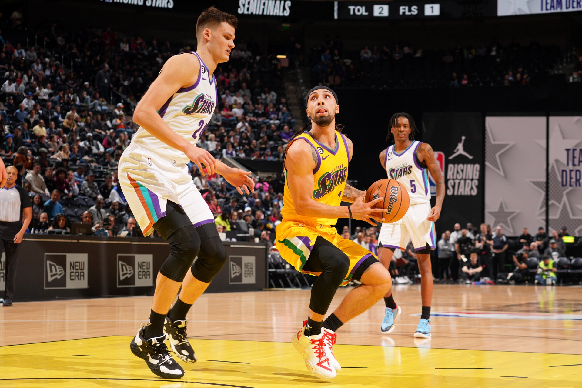 Photos: Jose Alvarado and Trey Murphy III participate in Jordan Rising ...