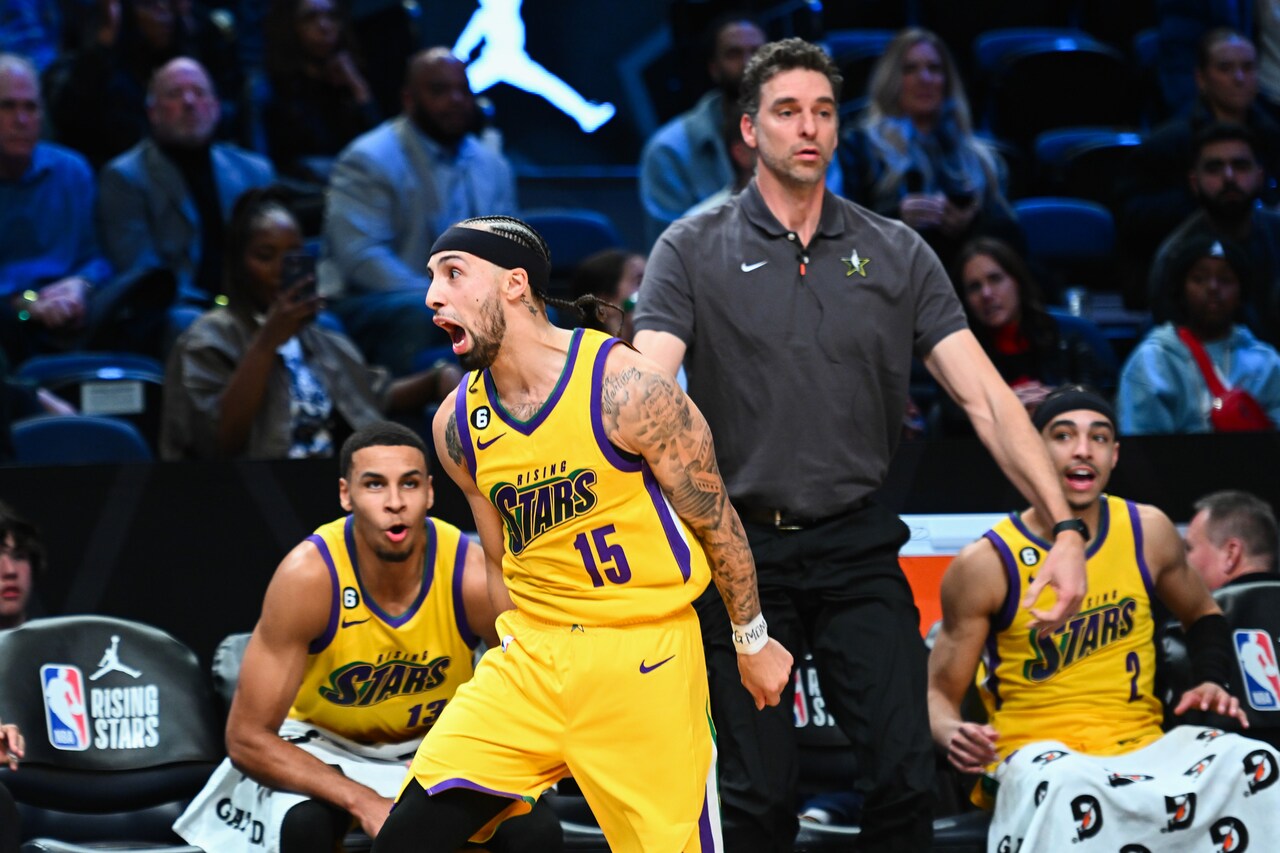 Photos: Jose Alvarado and Trey Murphy III participate in Jordan Rising ...