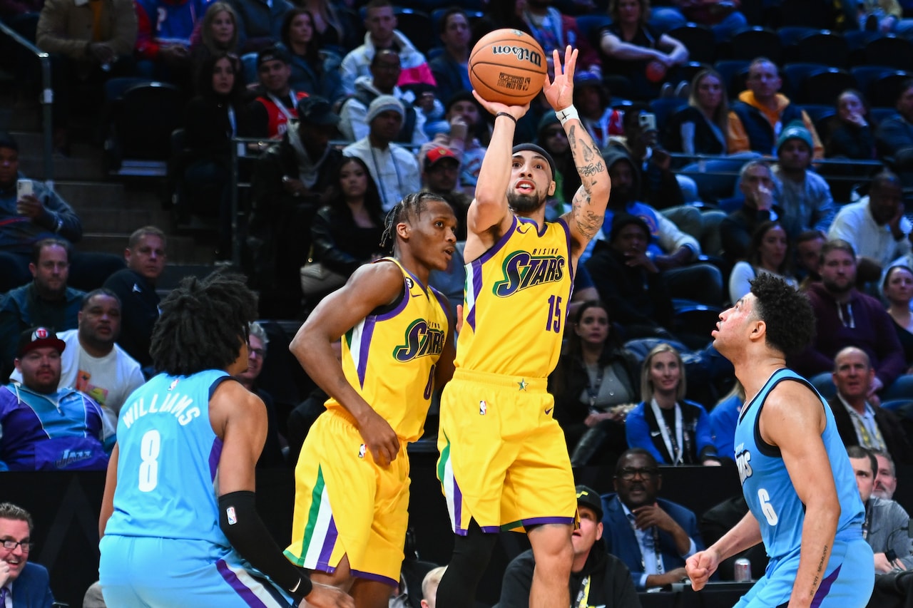 Photos: Jose Alvarado and Trey Murphy III participate in Jordan Rising ...