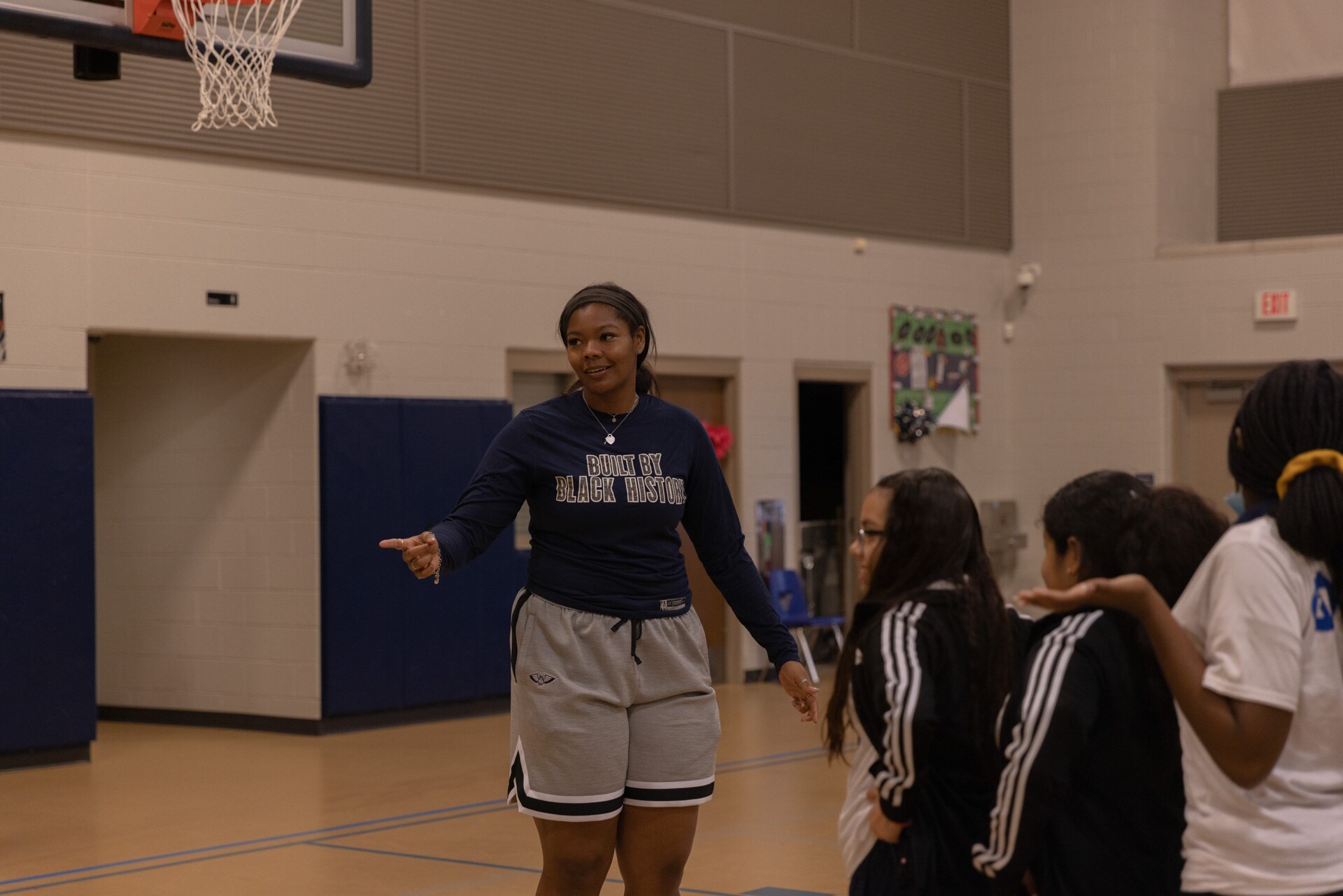 Photos: Pelicans, Hancock Whitney host basketball clinic at Lafayette ...