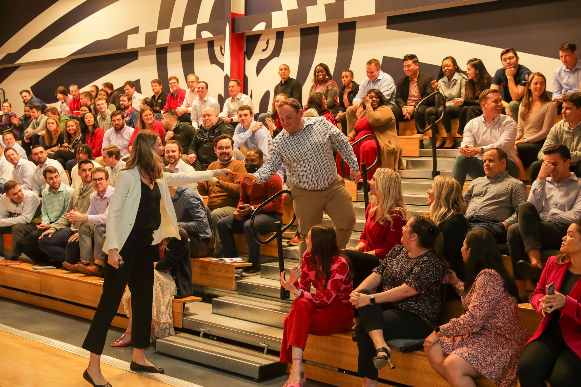 Photos: New Orleans Pelicans and Saints employee pep rally to honor ...