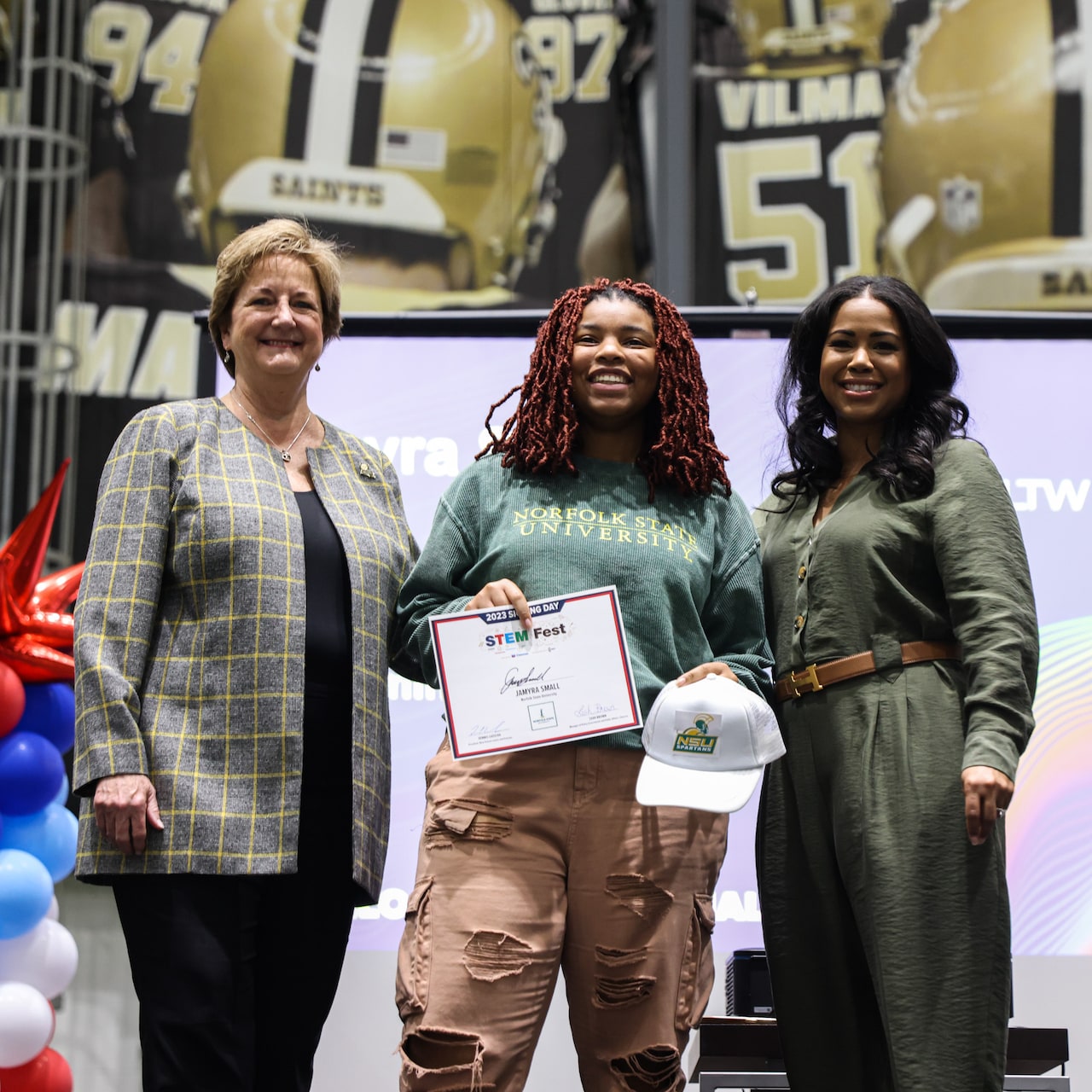 Photos: Pelicans, Saints and Chevron host STEM Fest 2023
