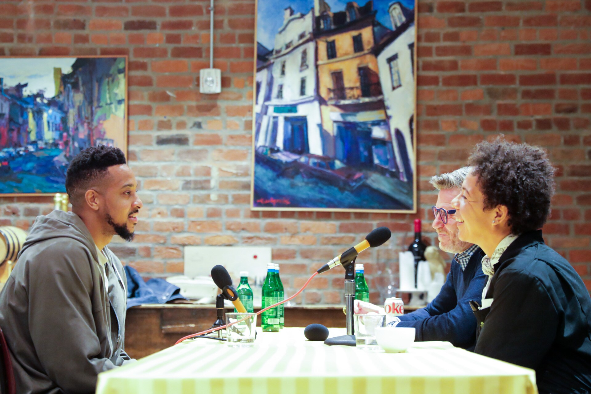 Photos: CJ McCollum with Nina Compton and Larry Miller | Between Bites ...