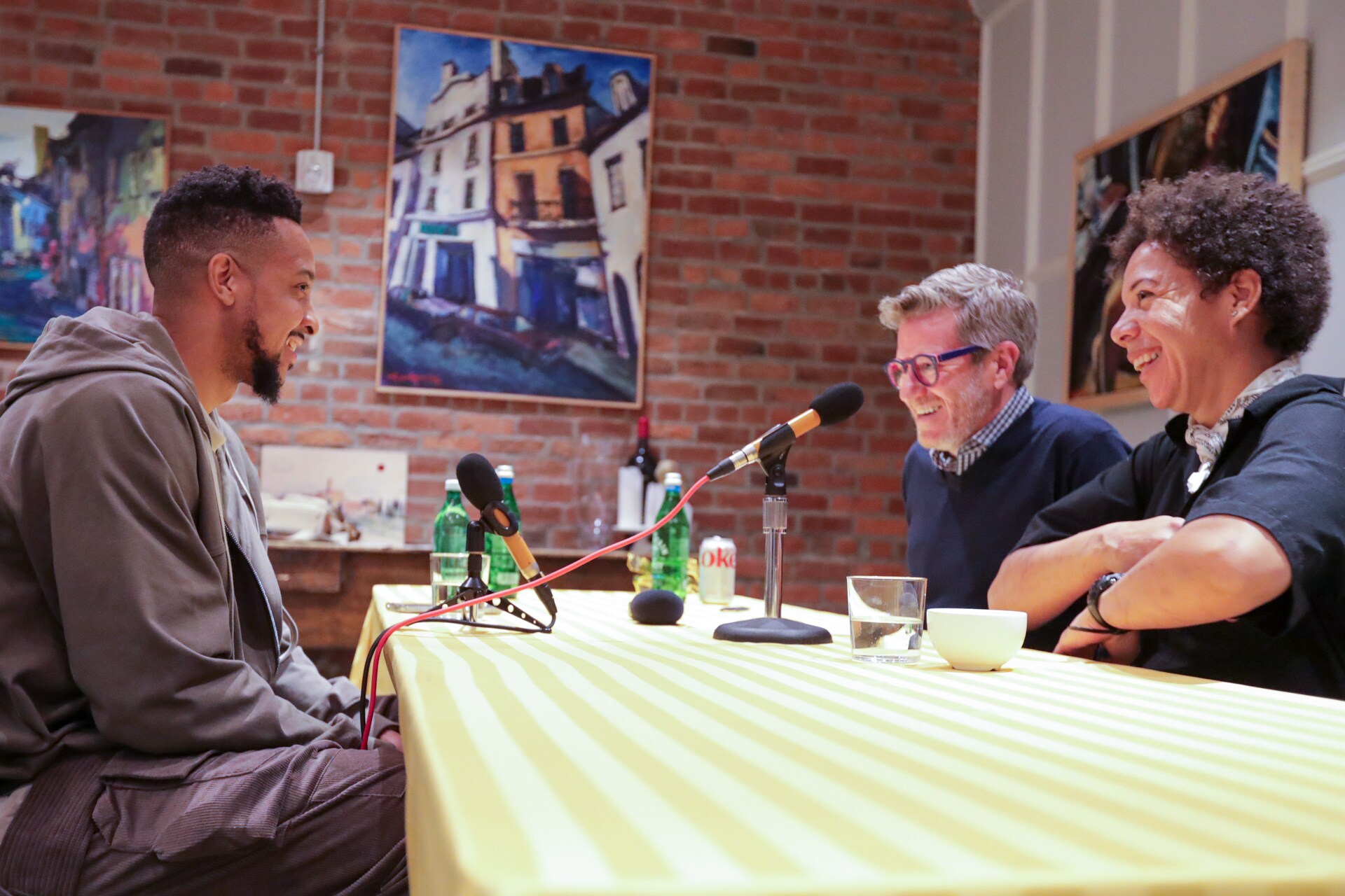 Photos: CJ McCollum with Nina Compton and Larry Miller | Between Bites ...