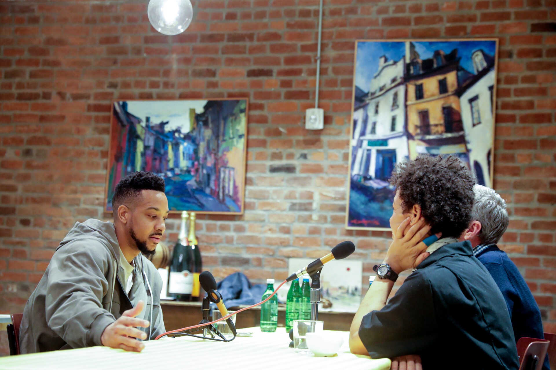 Photos: CJ McCollum with Nina Compton and Larry Miller | Between Bites ...