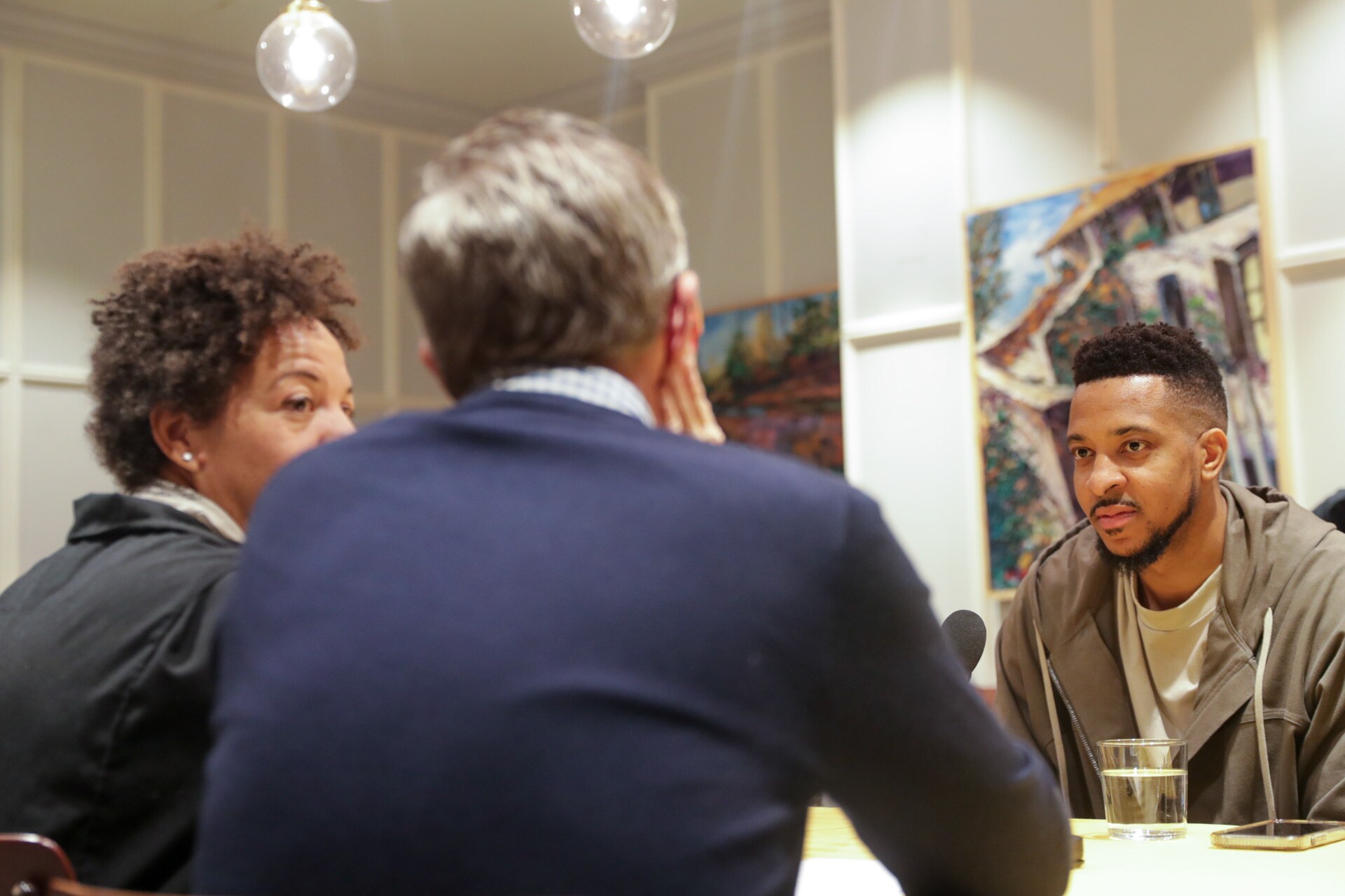 Photos: CJ McCollum with Nina Compton and Larry Miller | Between Bites ...