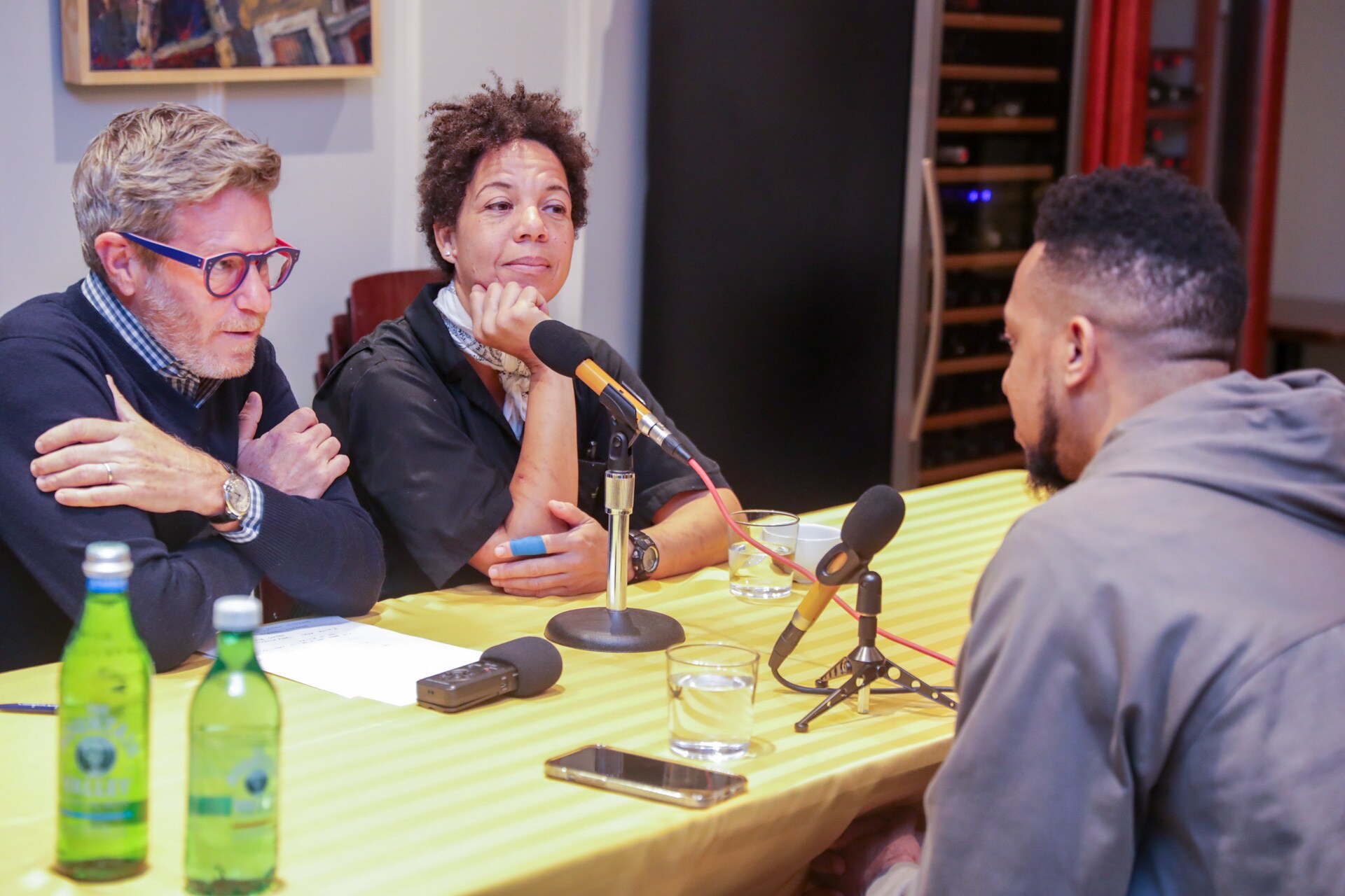 Photos: CJ McCollum with Nina Compton and Larry Miller | Between Bites ...