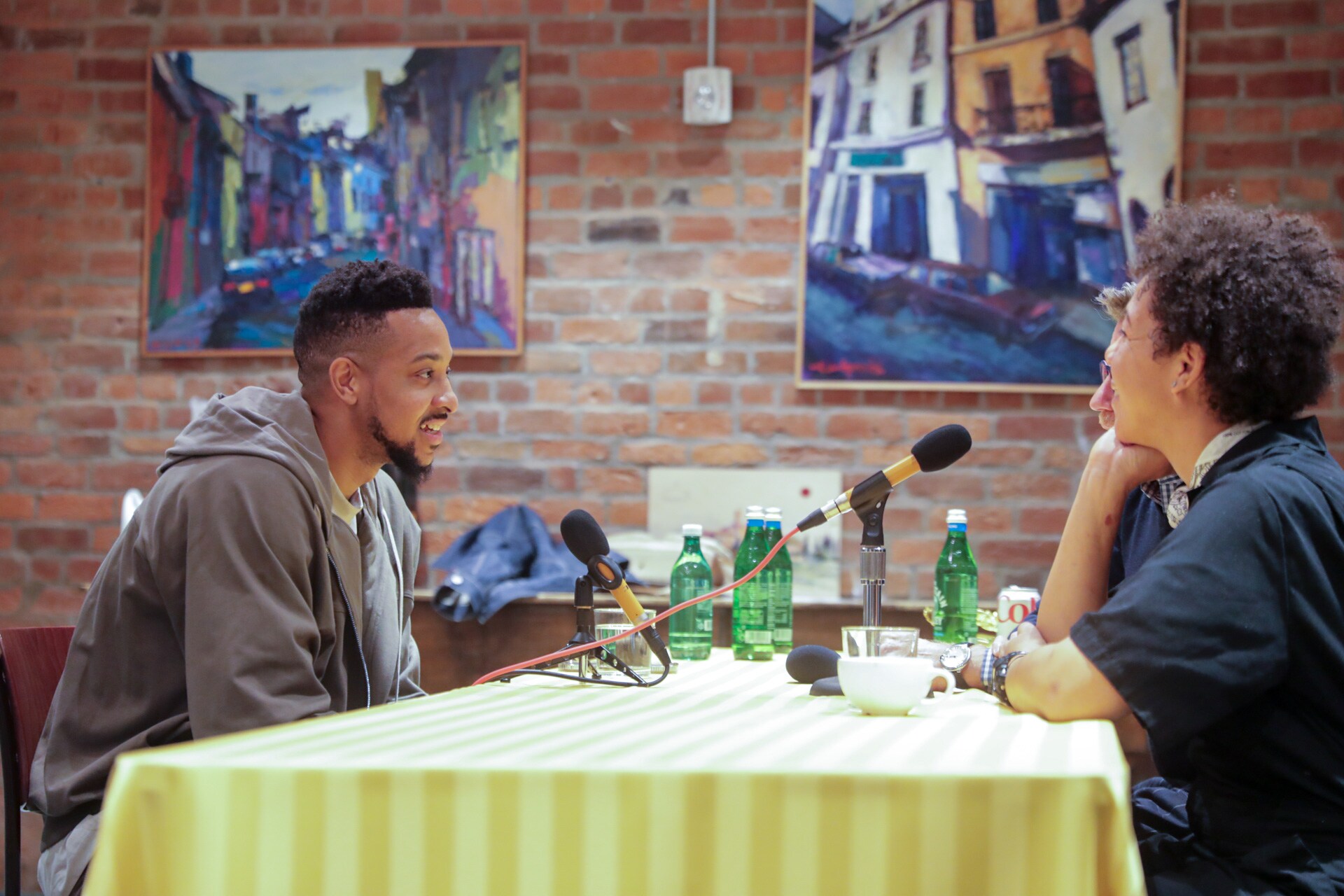 Photos: CJ McCollum with Nina Compton and Larry Miller | Between Bites ...