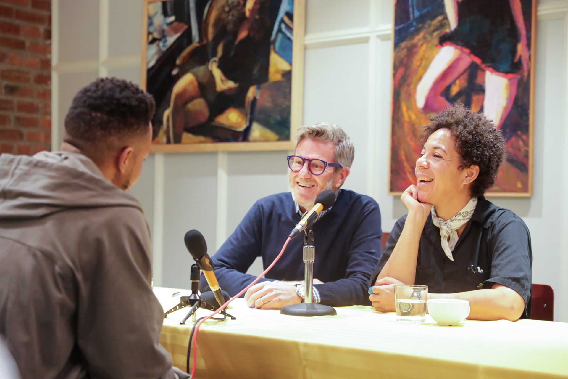 Photos: CJ McCollum with Nina Compton and Larry Miller | Between Bites ...