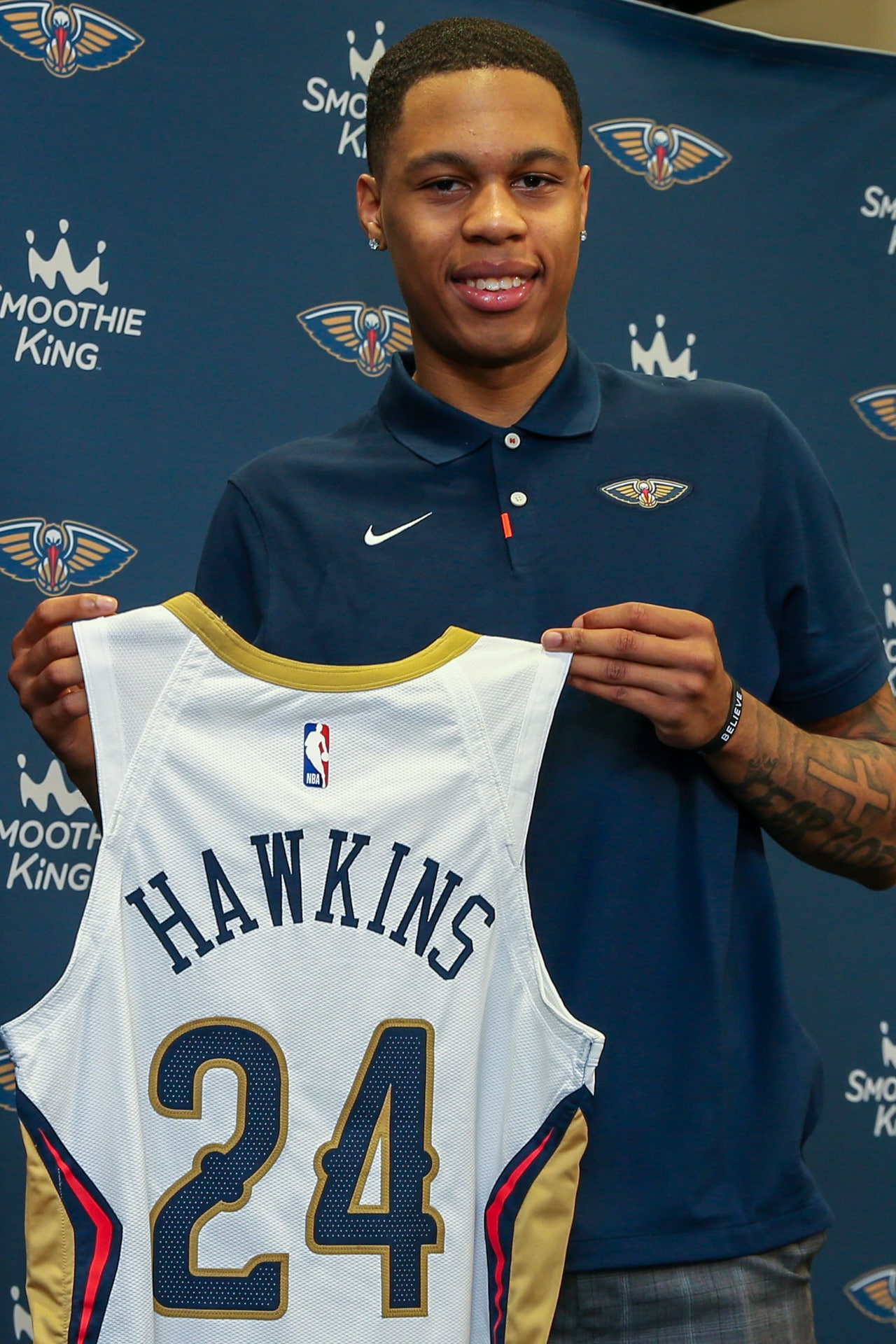 Photos: Jordan Hawkins' First Day in New Orleans