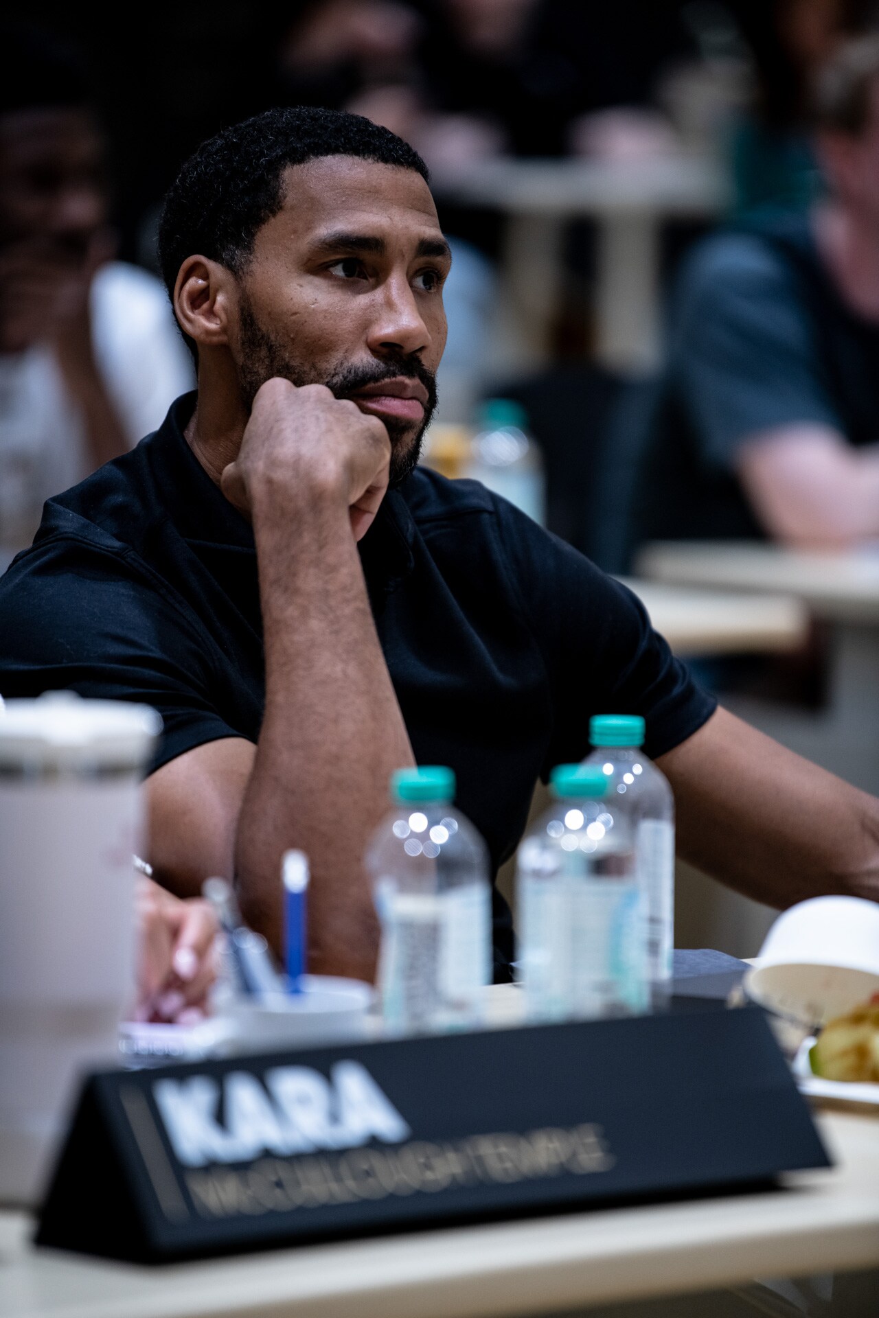 Photos: Garrett Temple attends NBPA's One Court Milan Program Photo ...