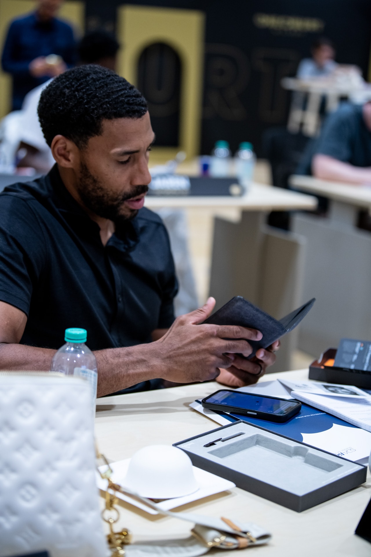 Photos: Garrett Temple attends NBPA's One Court Milan Program Photo ...