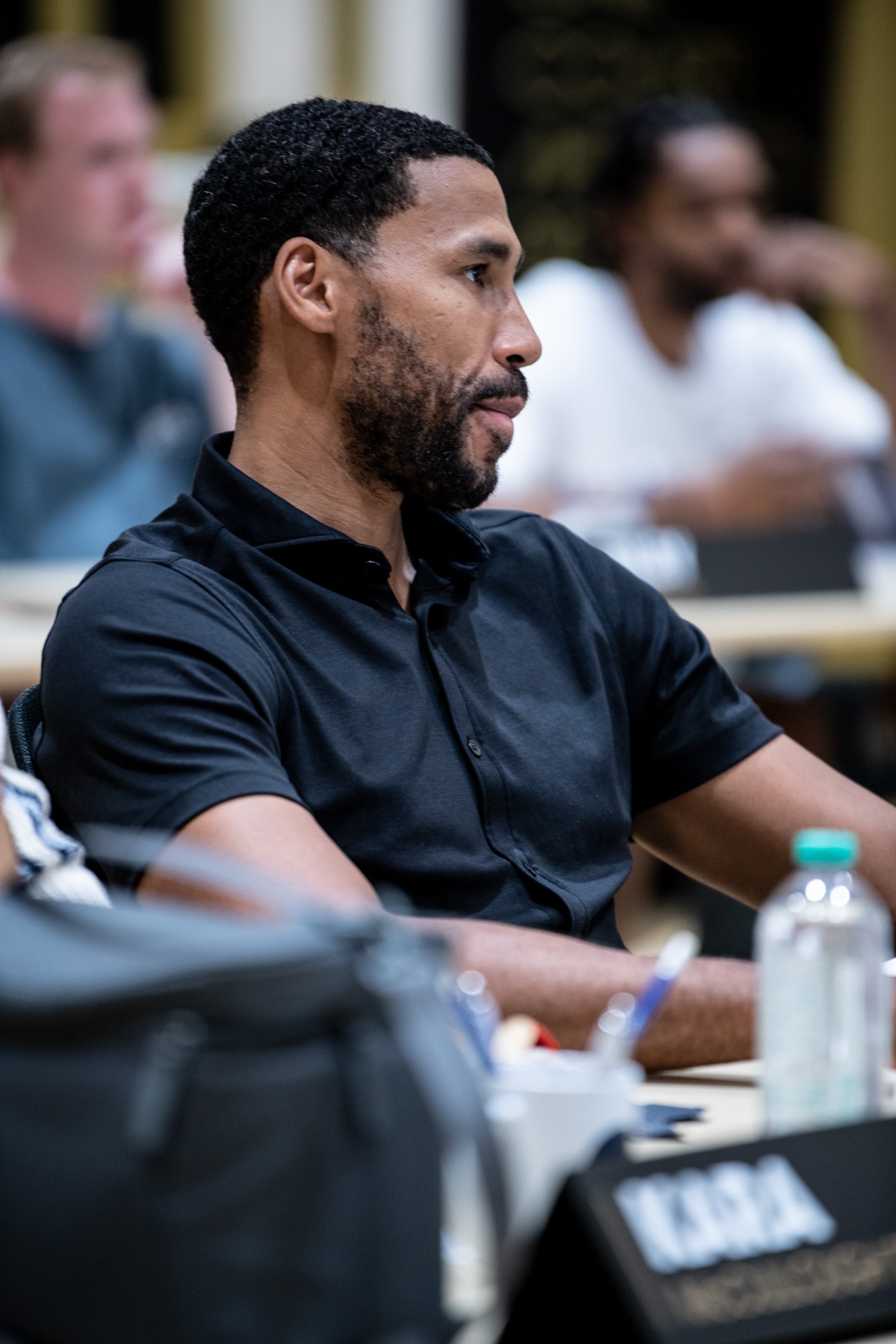Photos: Garrett Temple attends NBPA's One Court Milan Program Photo ...