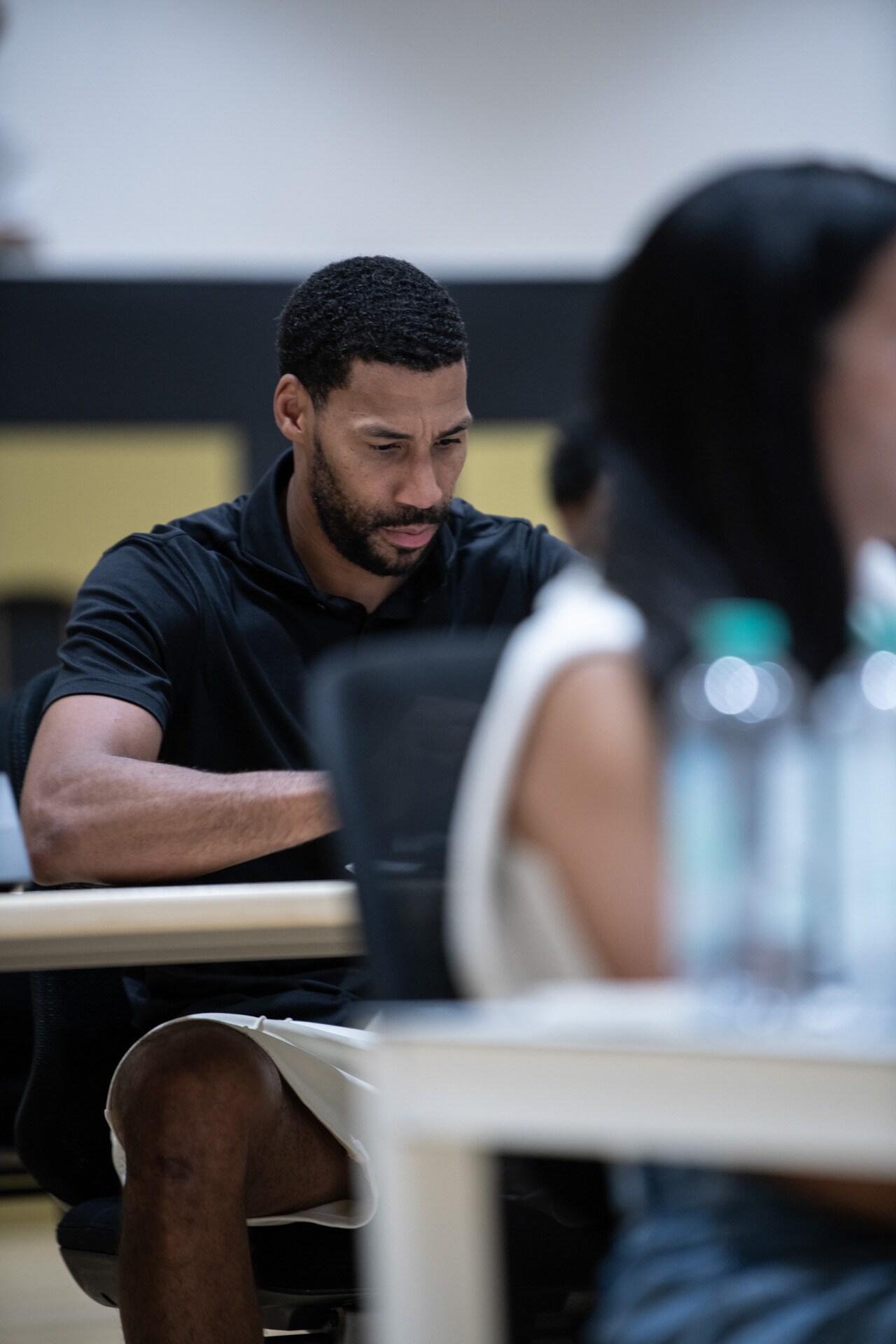 Photos: Garrett Temple attends NBPA's One Court Milan Program Photo ...