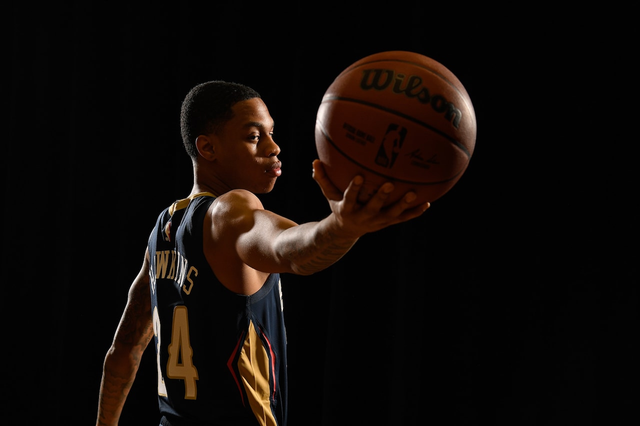 Photos: Jordan Hawkins | 2023 NBA Rookie Photo Shoot