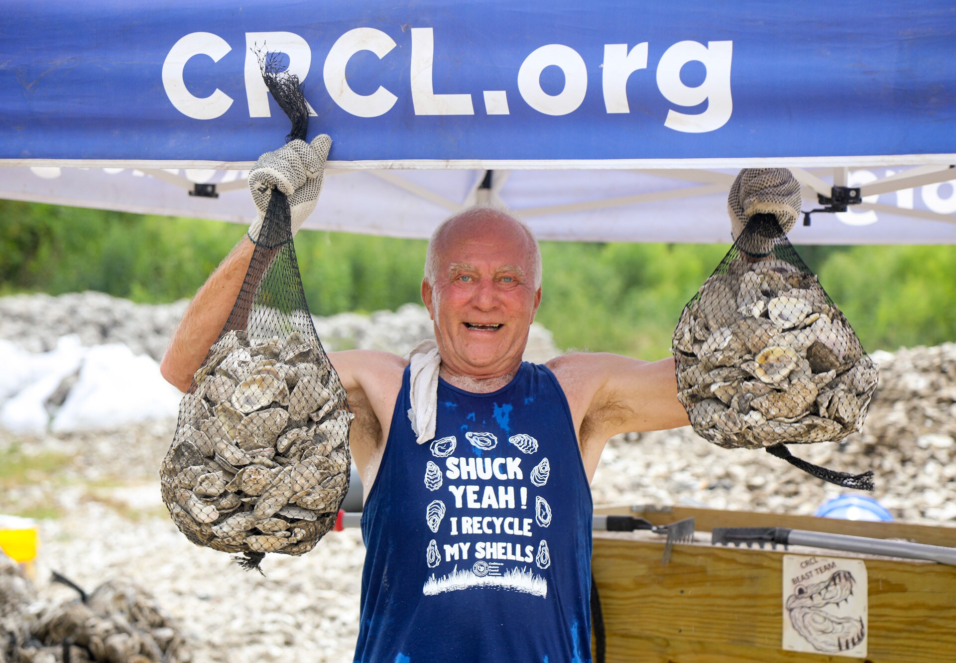 Photos: Pelicans employees participate in Oyster Shell Recycling ...