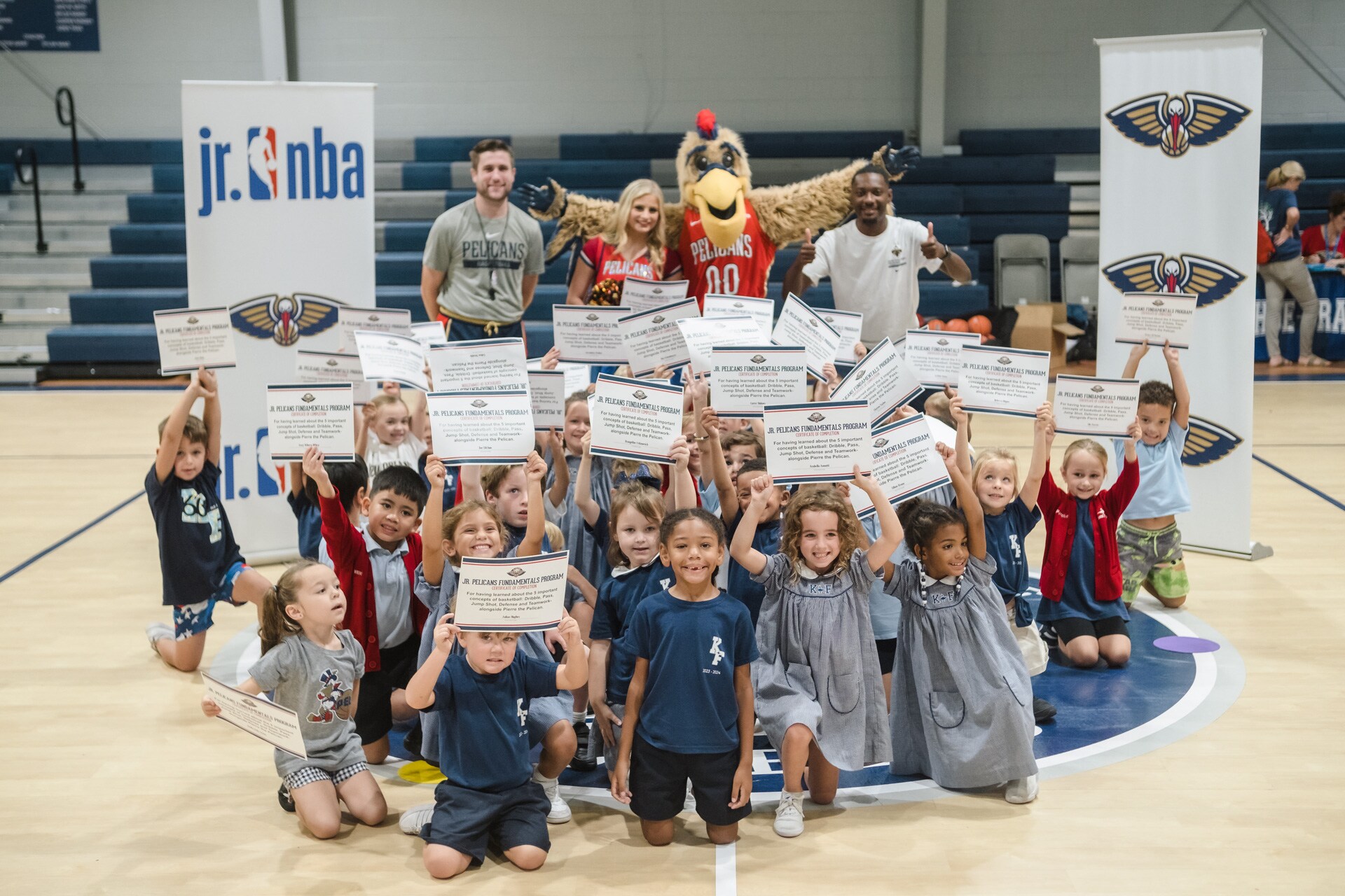 Photos: Pelicans host Jr. NBA Camp at Kehoe-France Photo Gallery | NBA.com
