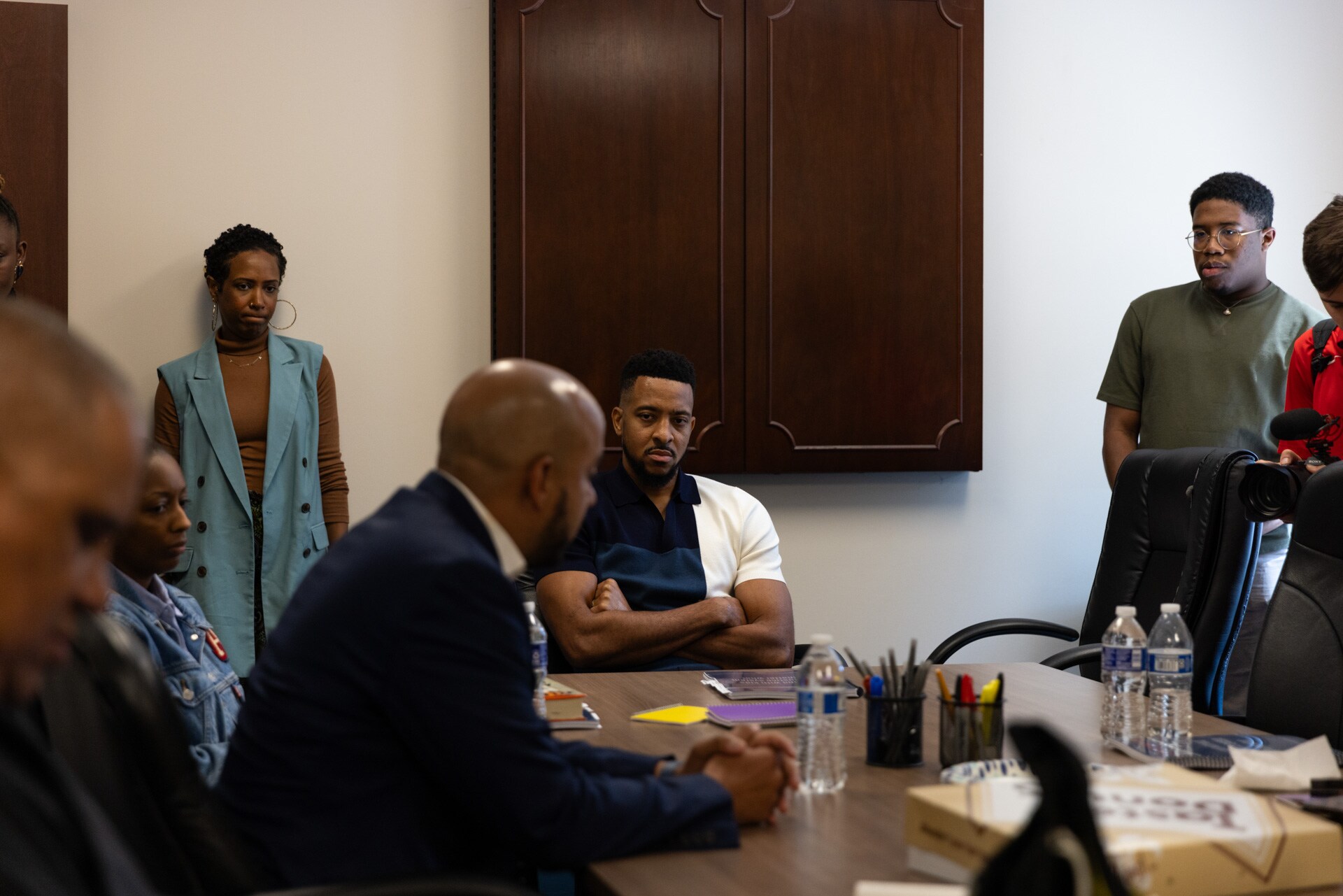 Photos: CJ McCollum visits Travis Hill School and Juvenile Justice ...