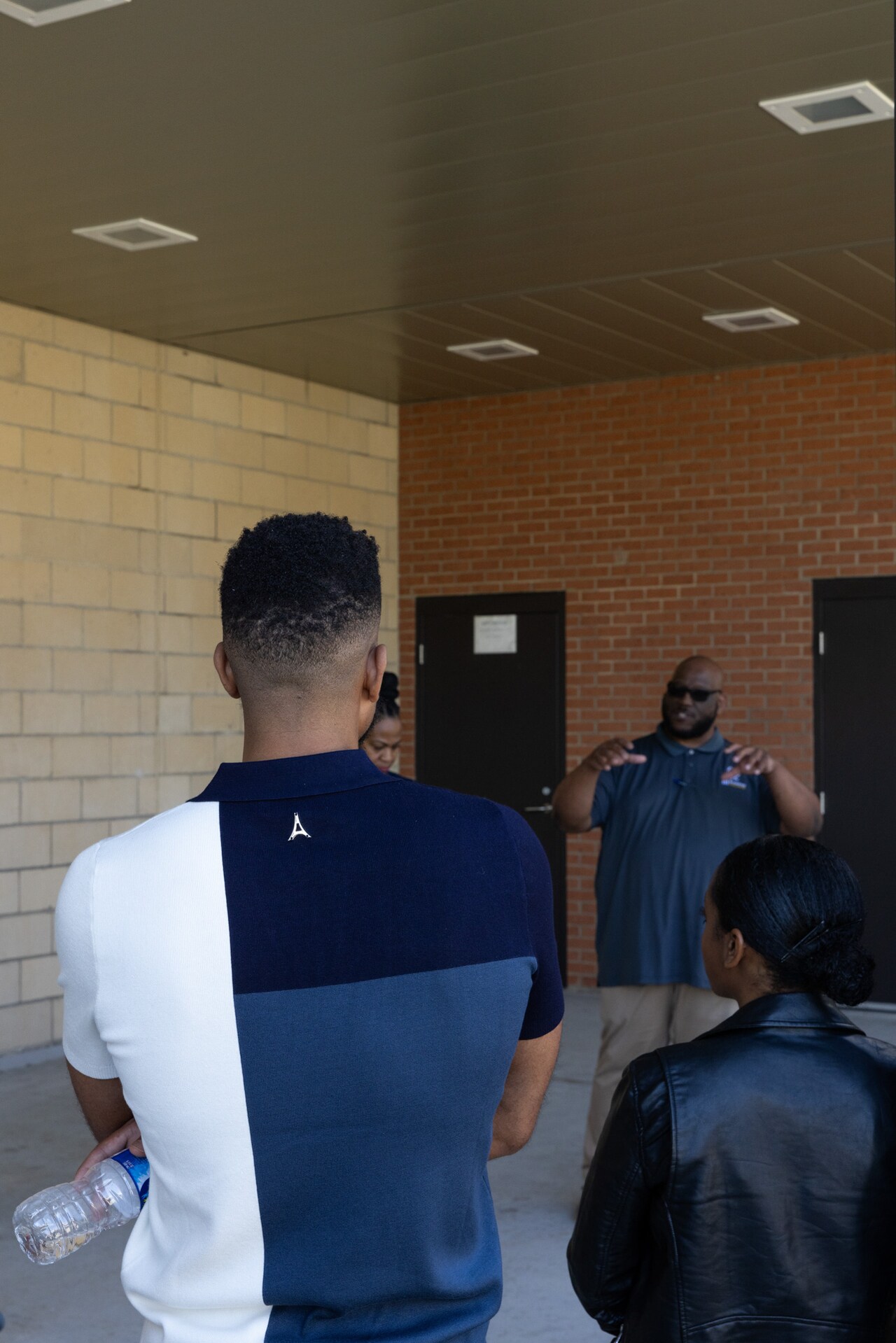 Photos: CJ McCollum visits Travis Hill School and Juvenile Justice ...