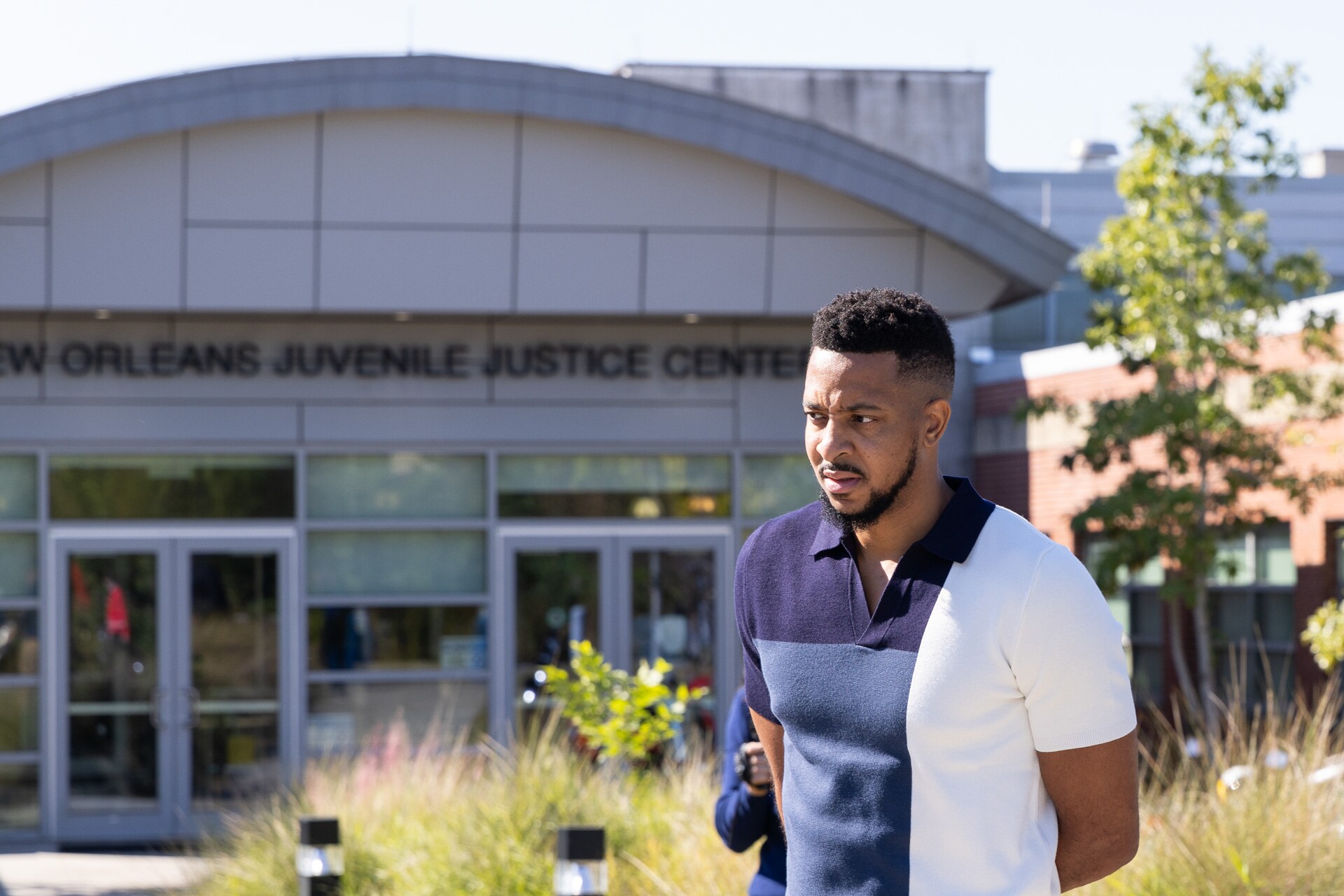 Photos: CJ McCollum visits Travis Hill School and Juvenile Justice ...