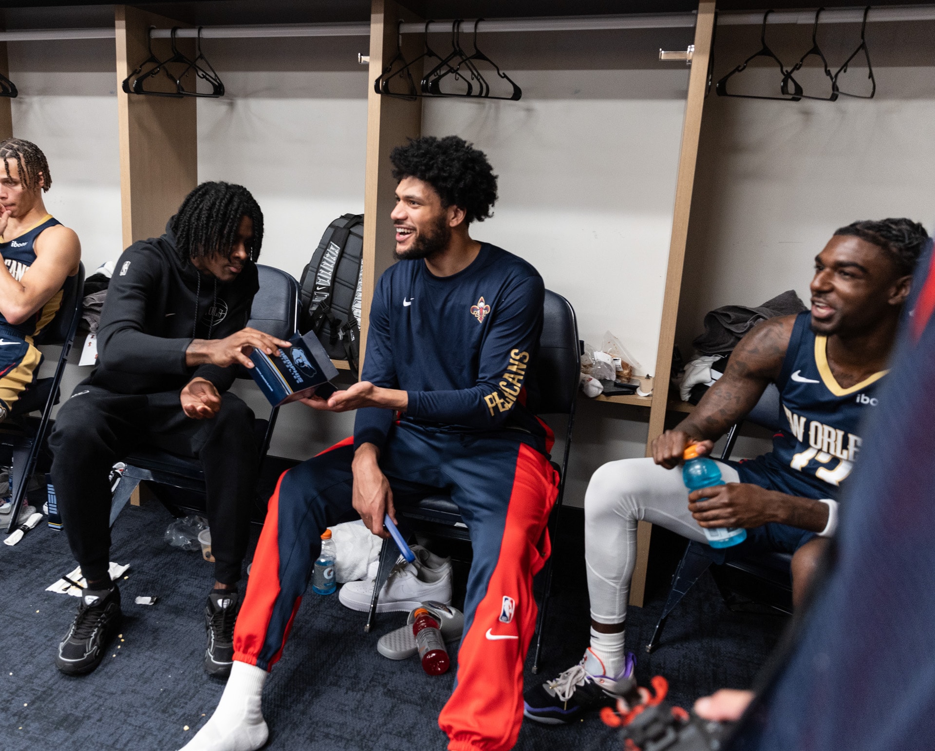 All-Access Photos: Inside Pelicans locker room after season opening win ...